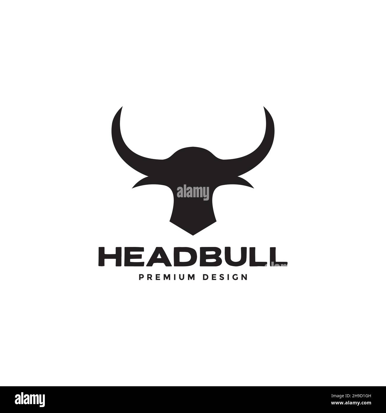 Bull logos hi-res stock photography and images - Alamy