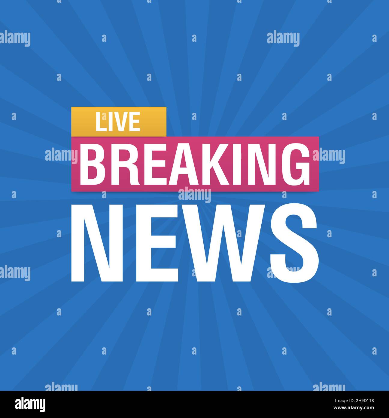 Breaking news broadcast concept design template for news channels or ...