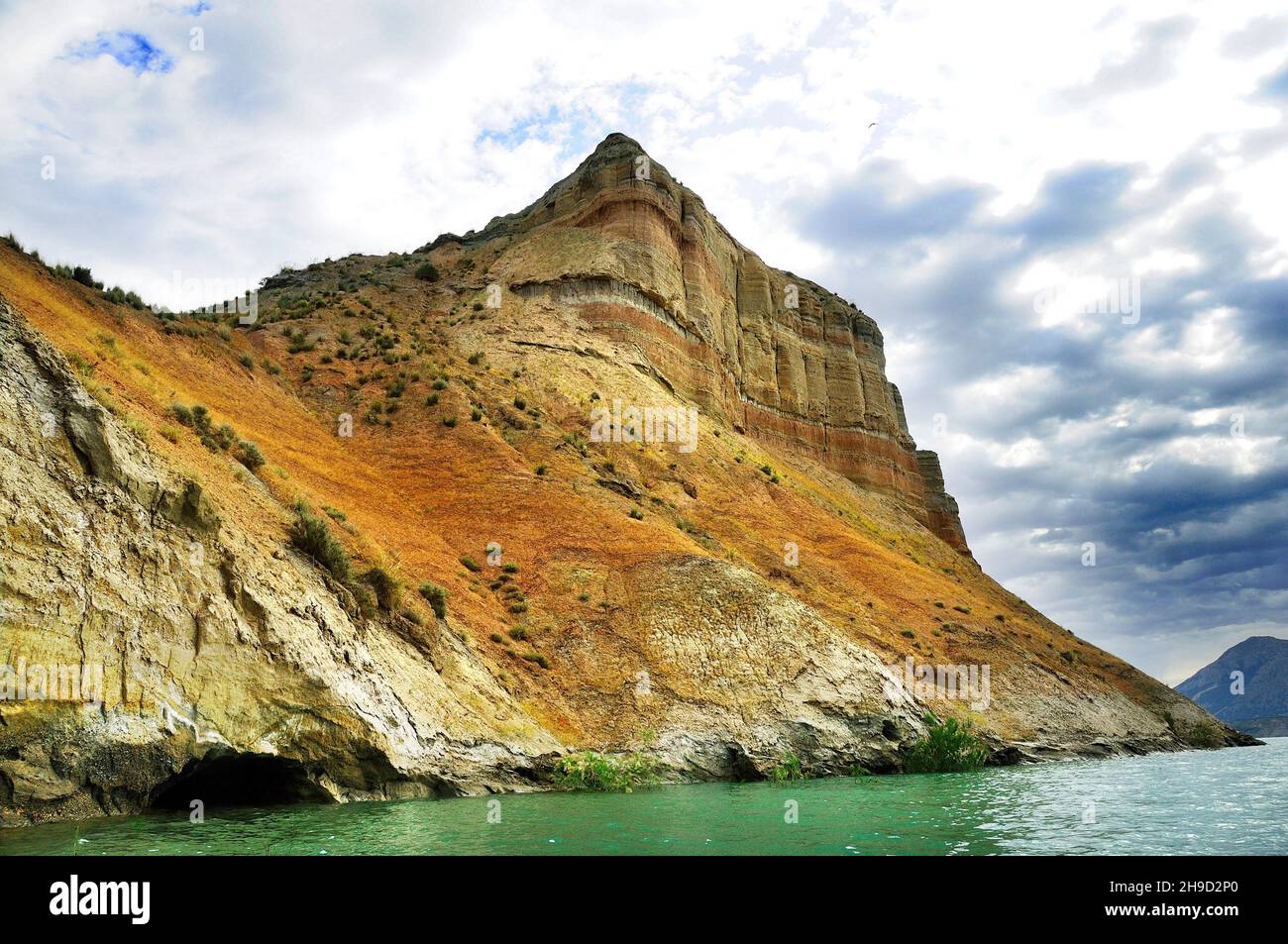 The Negratin reservoir, on the course of the Guadiana Menor river Stock ...