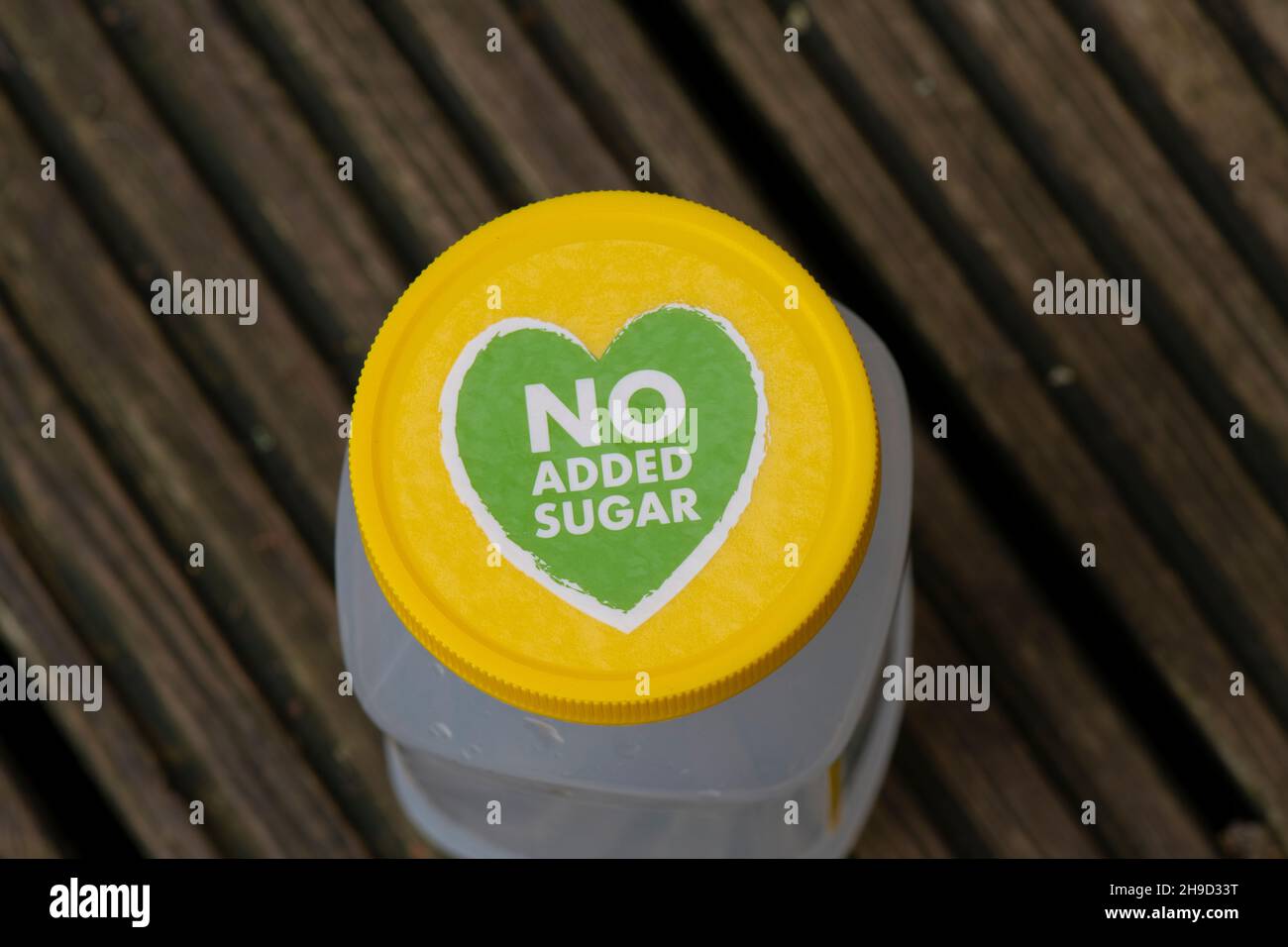 "No added sugar" label Stock Photo - Alamy