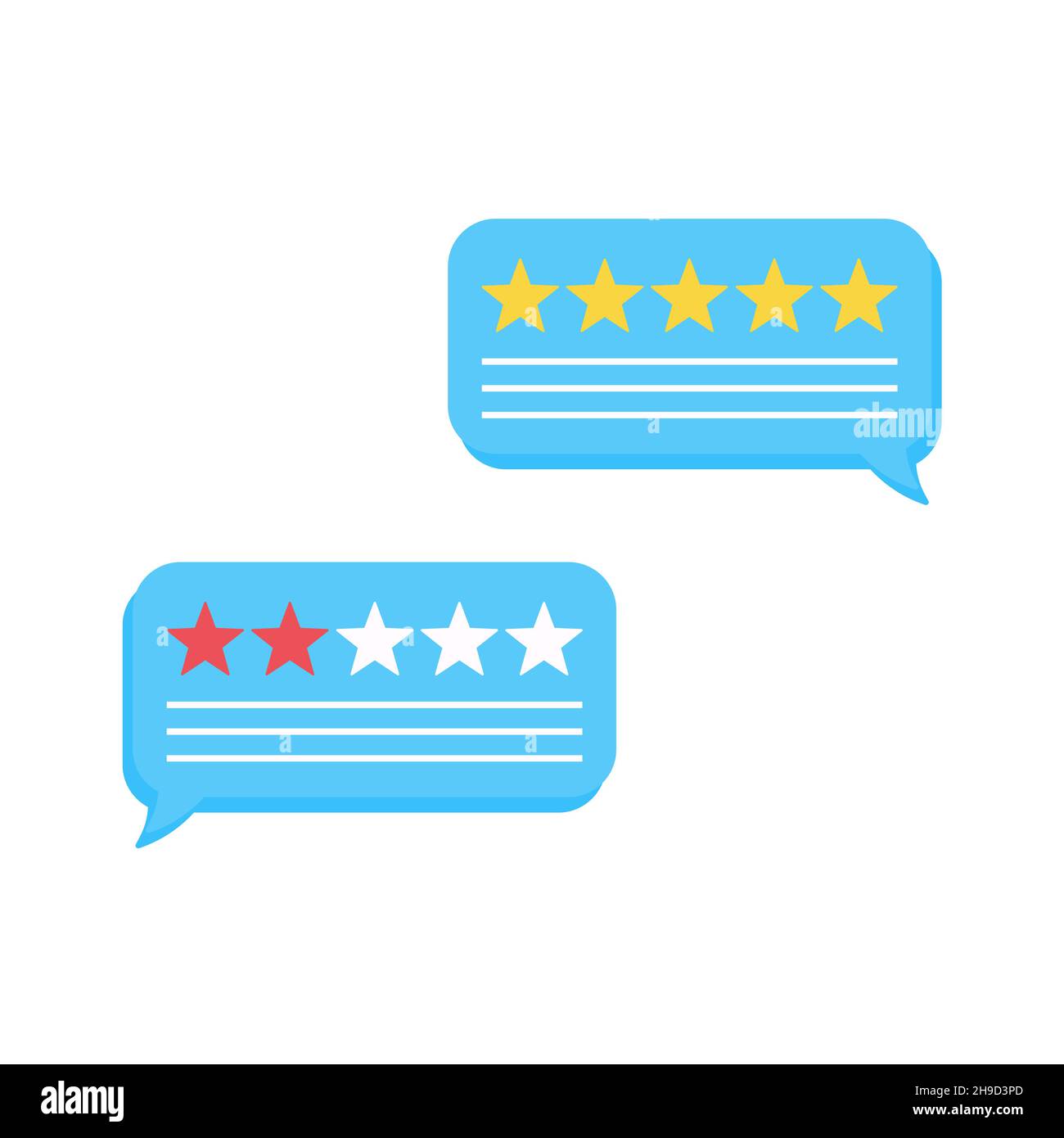 Message bubble star symbol success Stock Vector Images - Alamy