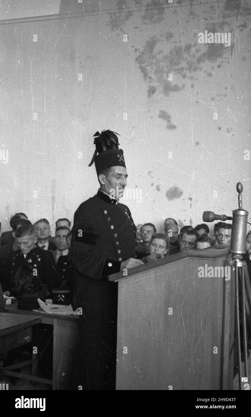 Szczecin, 1947-09-07. Trzeci Zjazd Przemys³owy Ziem Odzyskanych. Obrady ...