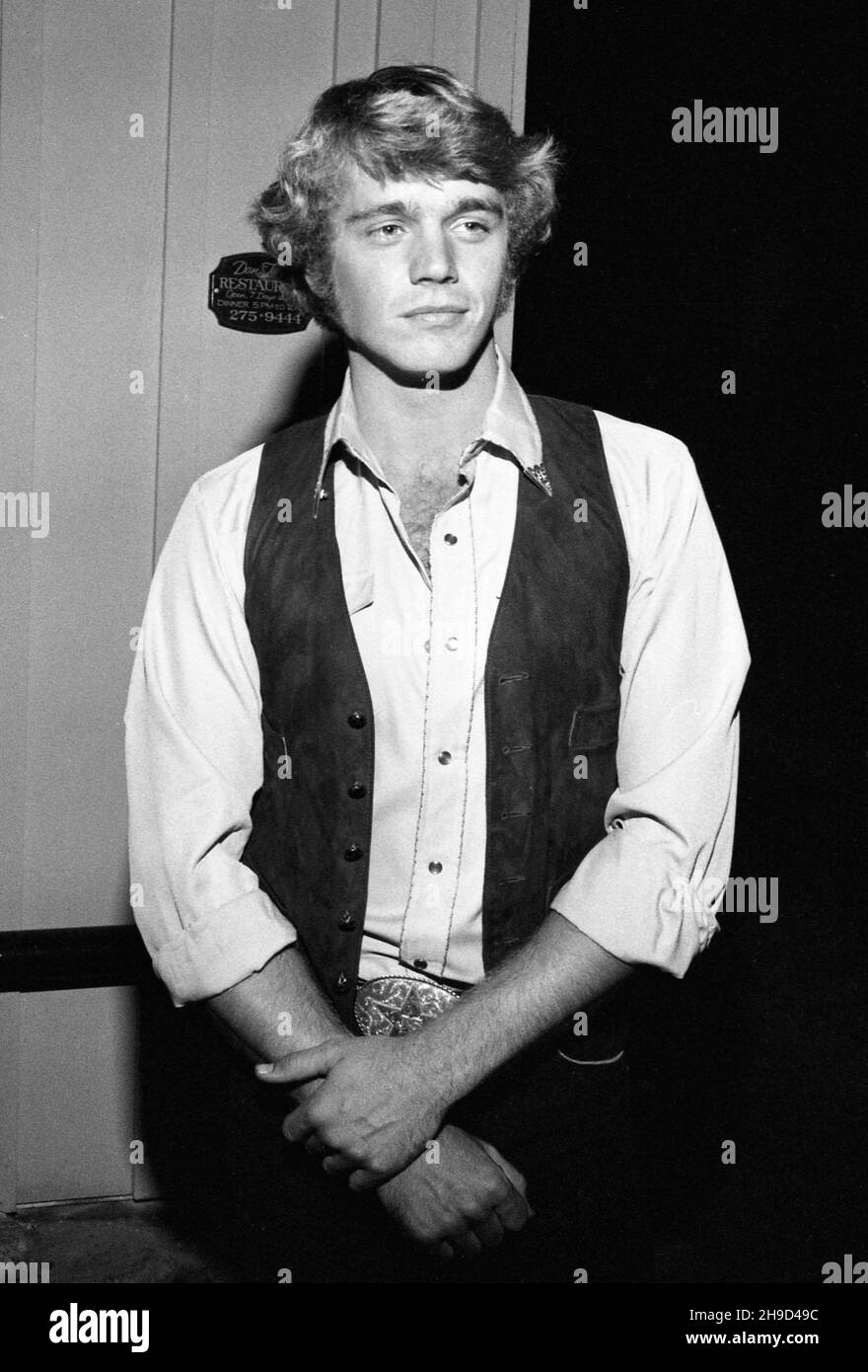 John Schneider seen at Dan Tana's Restaurant on November 5, 1981 ...