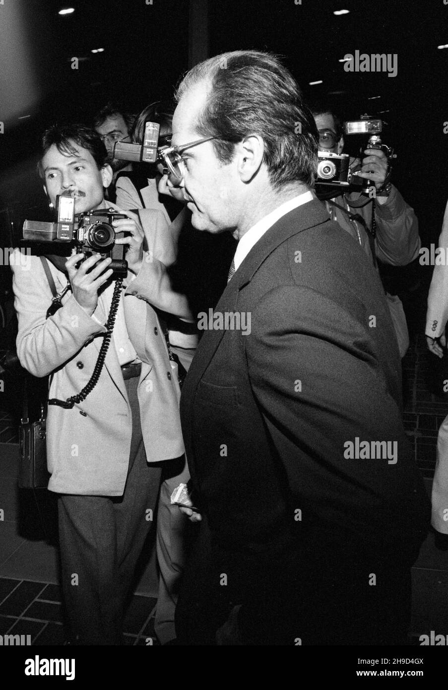 Jack Nicholson seen leaving Chasen's on November 5, 1981. Credit: Ralph ...