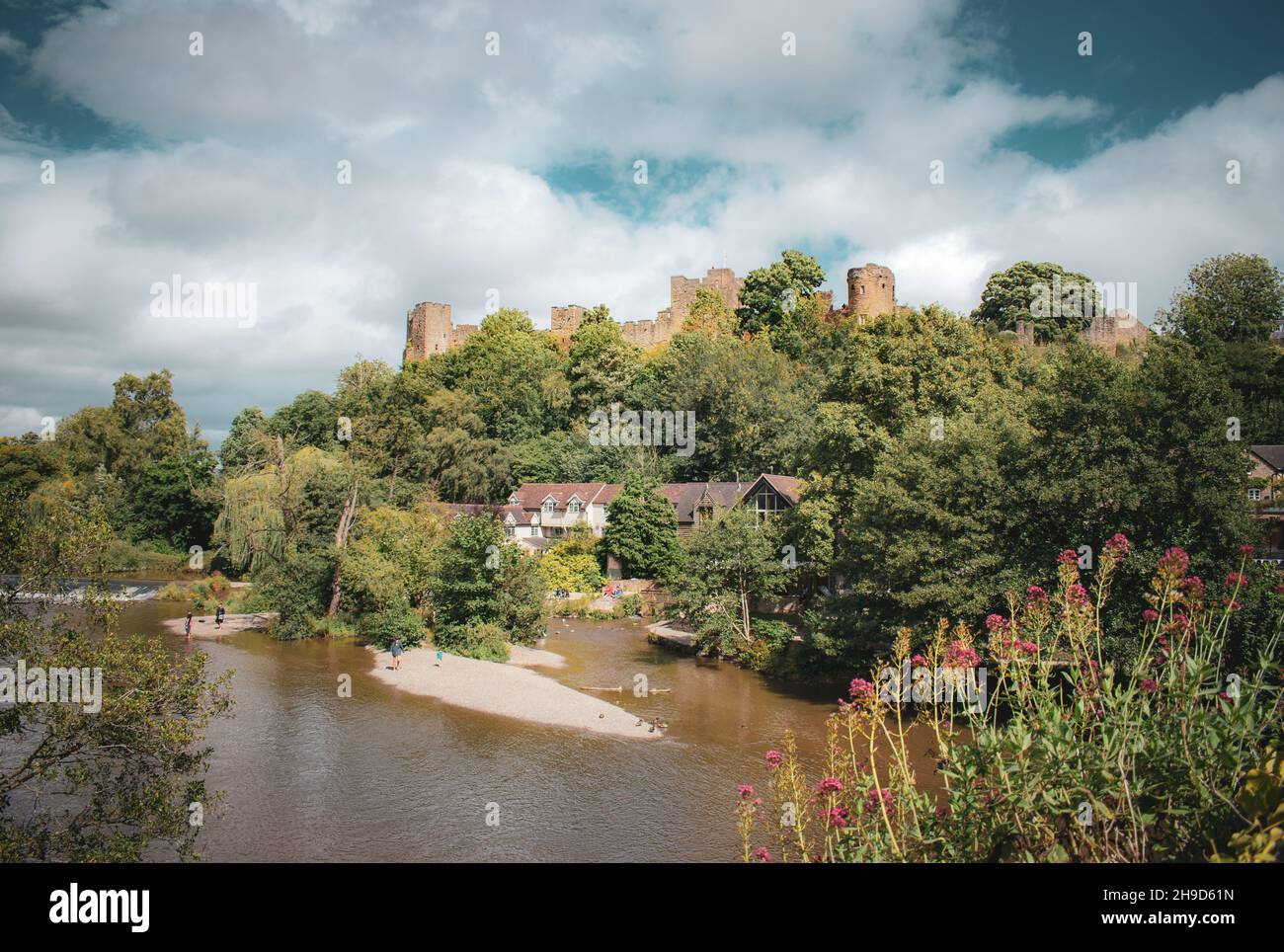 Summer Photographs of Ludlow is August Stock Photo - Alamy