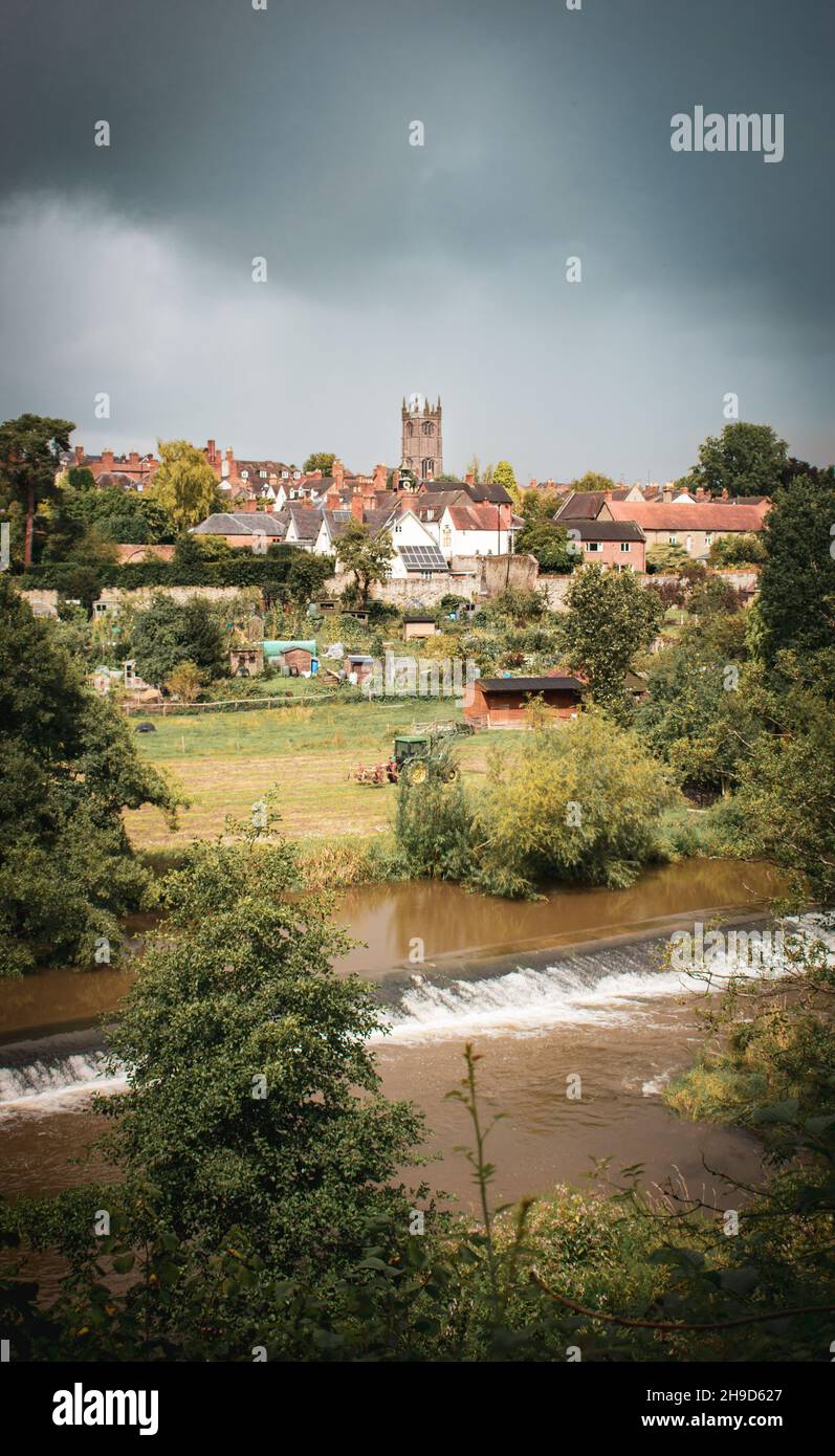 Summer Photographs of Ludlow is August Stock Photo - Alamy