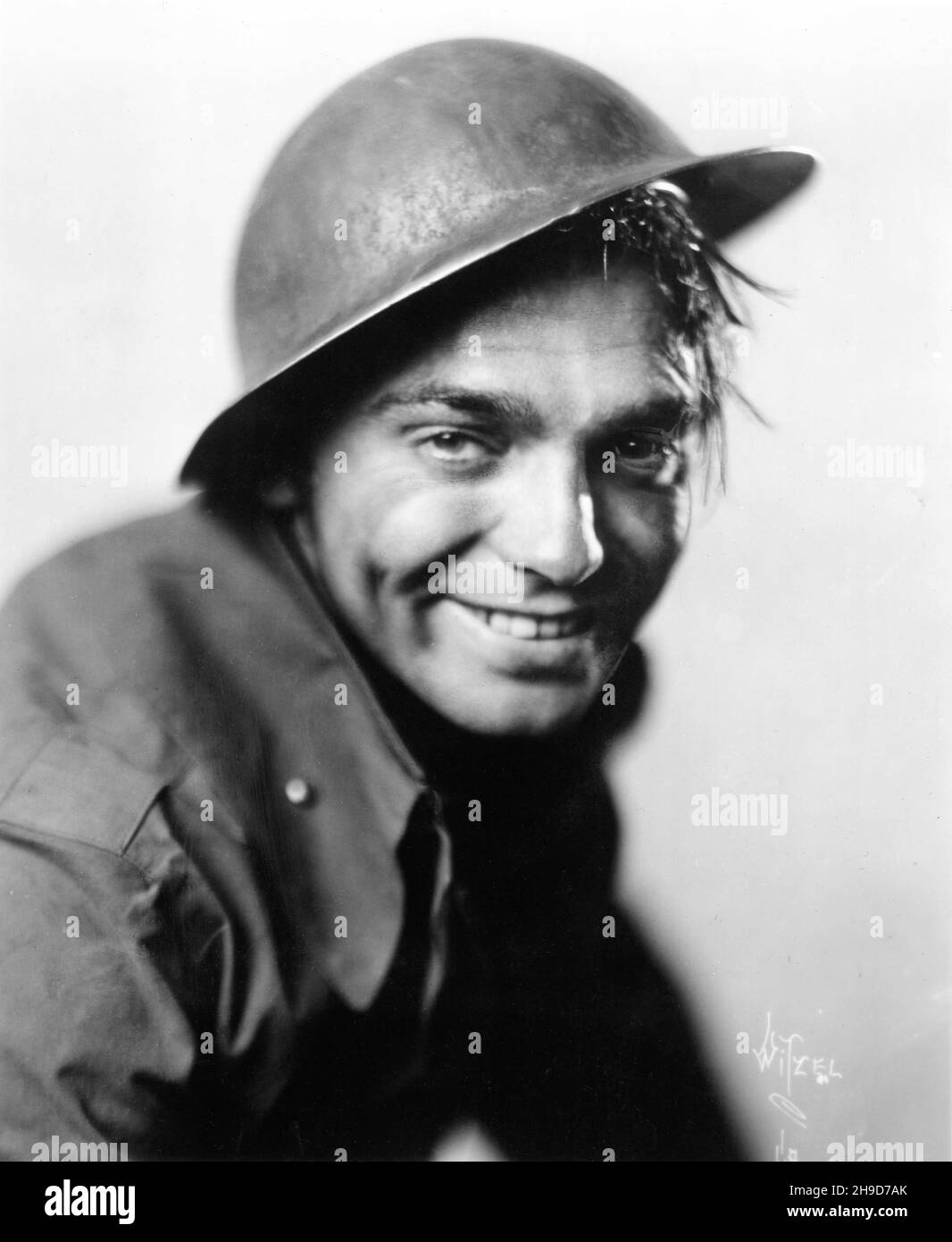 CLARK GABLE portrait by WITZEL of L.A. in West Coast Tour of WHAT PRICE ...