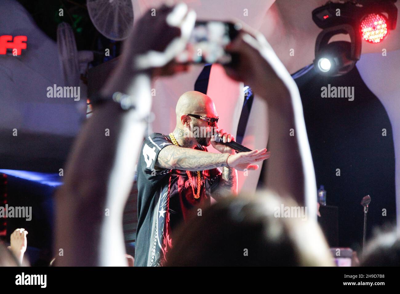 Odessa, Ukraine - 2013 July 27: Famous Russian singer Timati performs ...