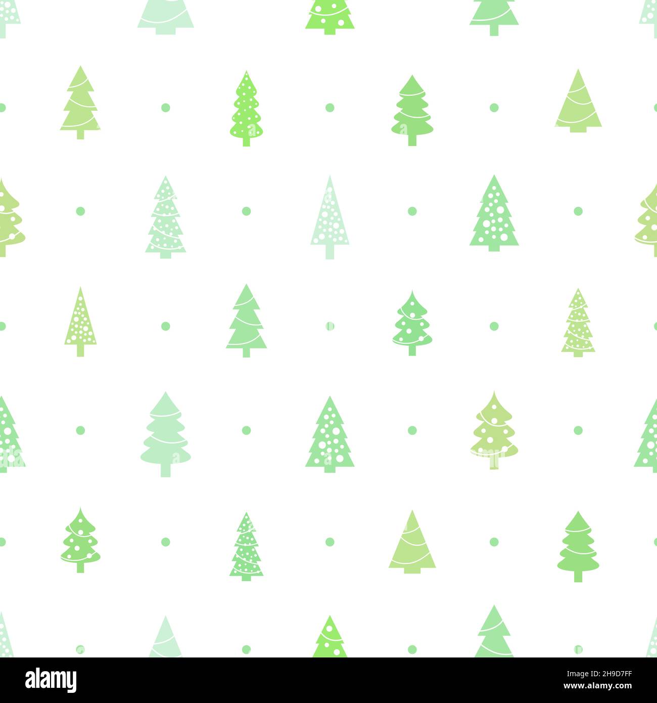Christmas wrapping paper design. Christmas tree seamless pattern ...