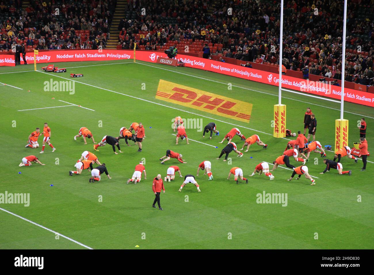 Inside the Principality Stadium, Cardiff, Wales Stock Photo - Alamy