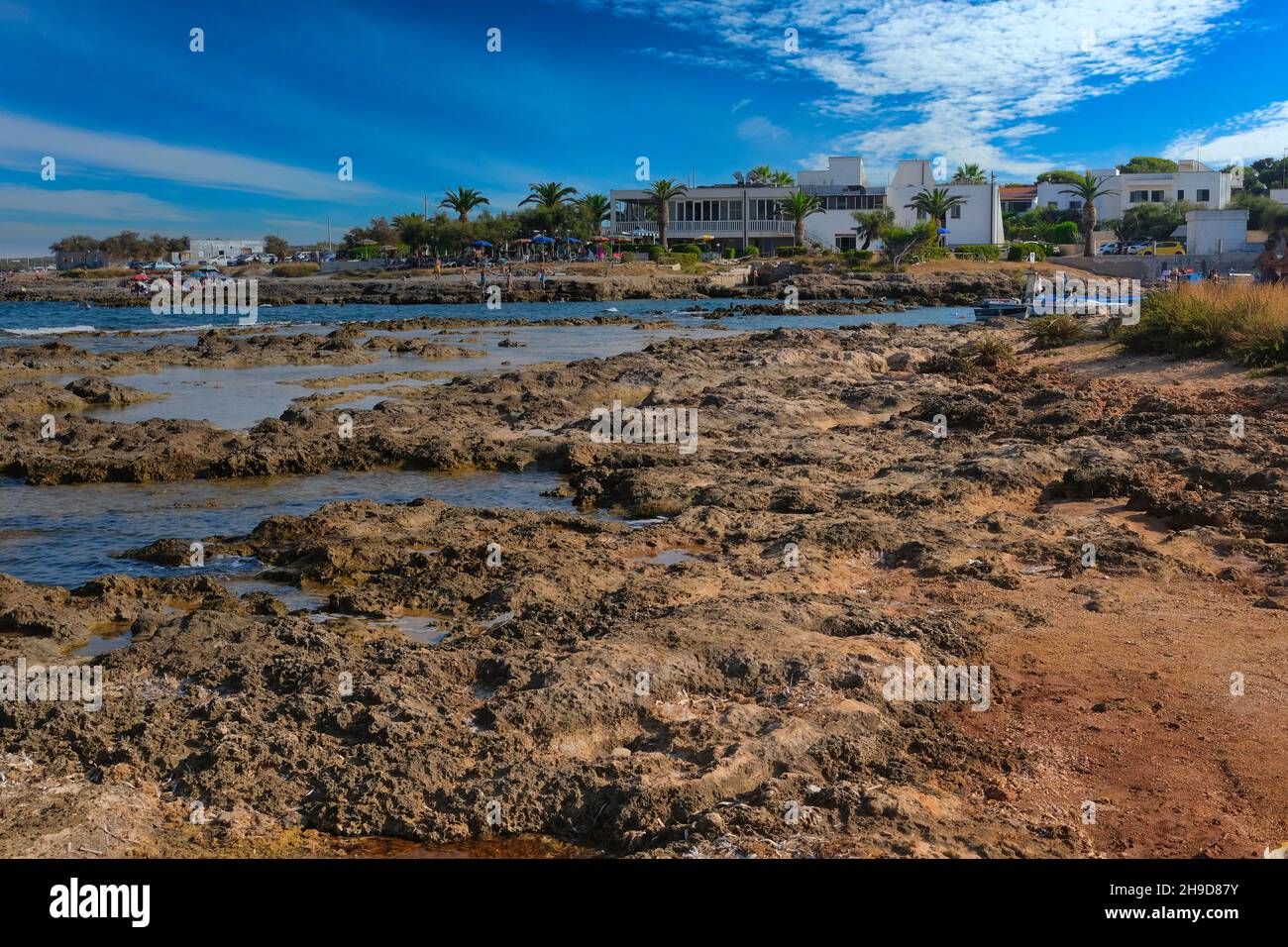 A wonderful landscape of Specchiolla an Italian resort on the Adriatic ...