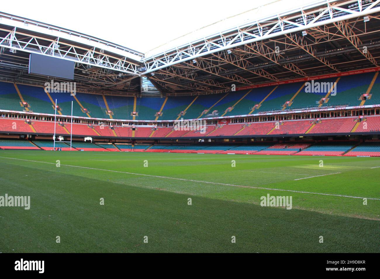 Inside the Principality Stadium, Cardiff, Wales Stock Photo - Alamy