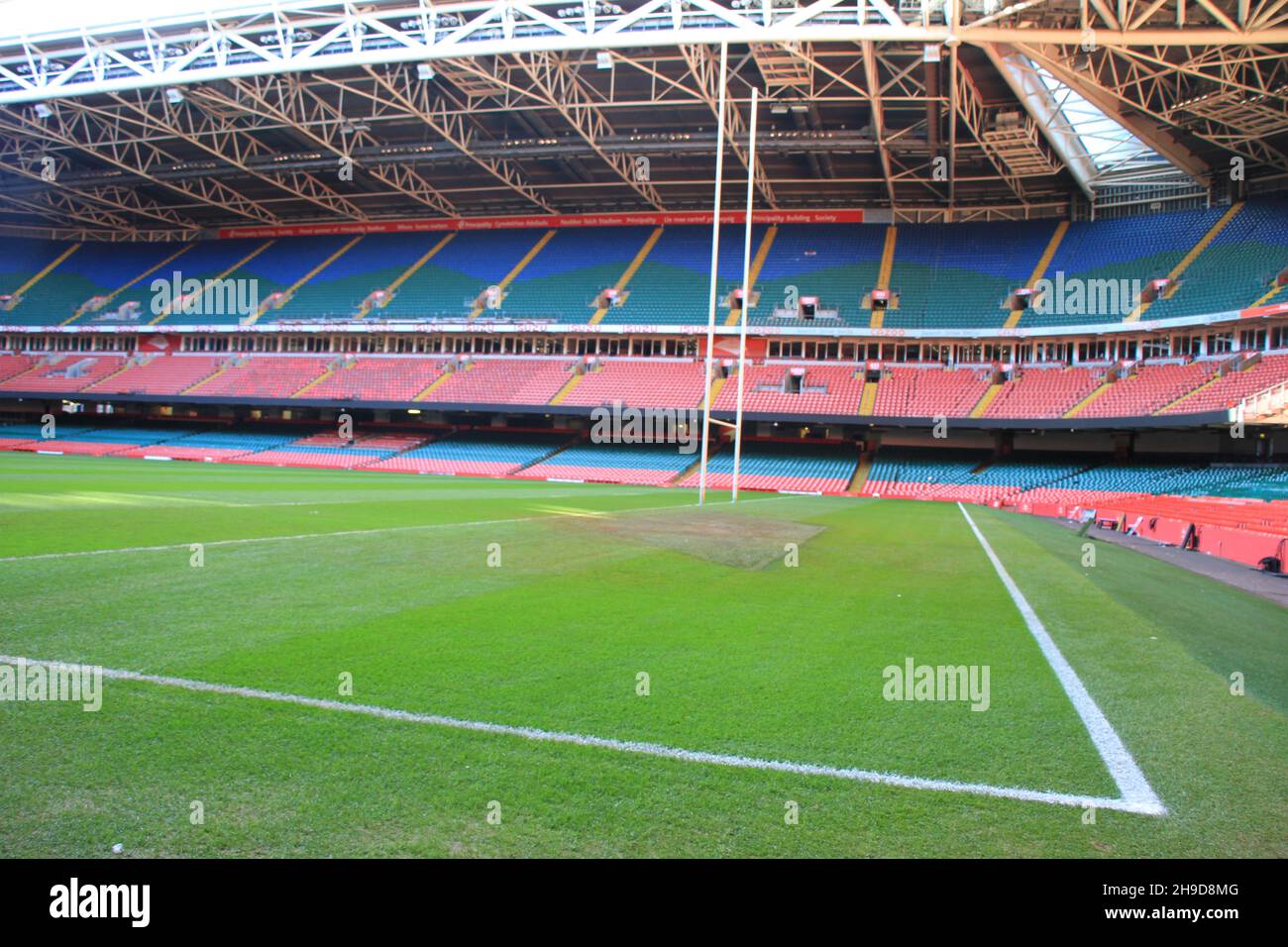 Inside the Principality Stadium, Cardiff, Wales Stock Photo - Alamy