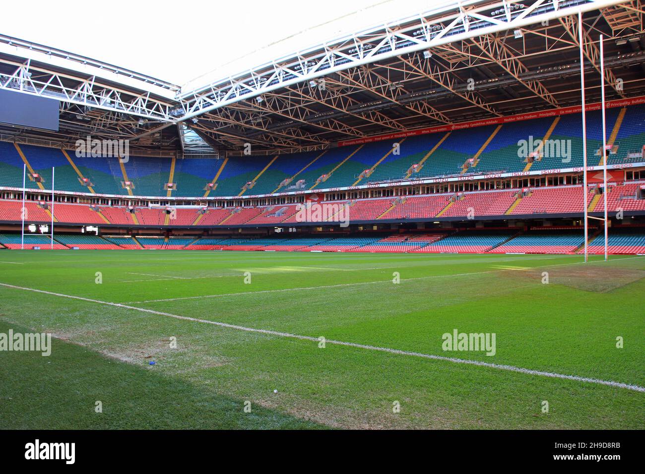 Inside the Principality Stadium, Cardiff, Wales Stock Photo - Alamy