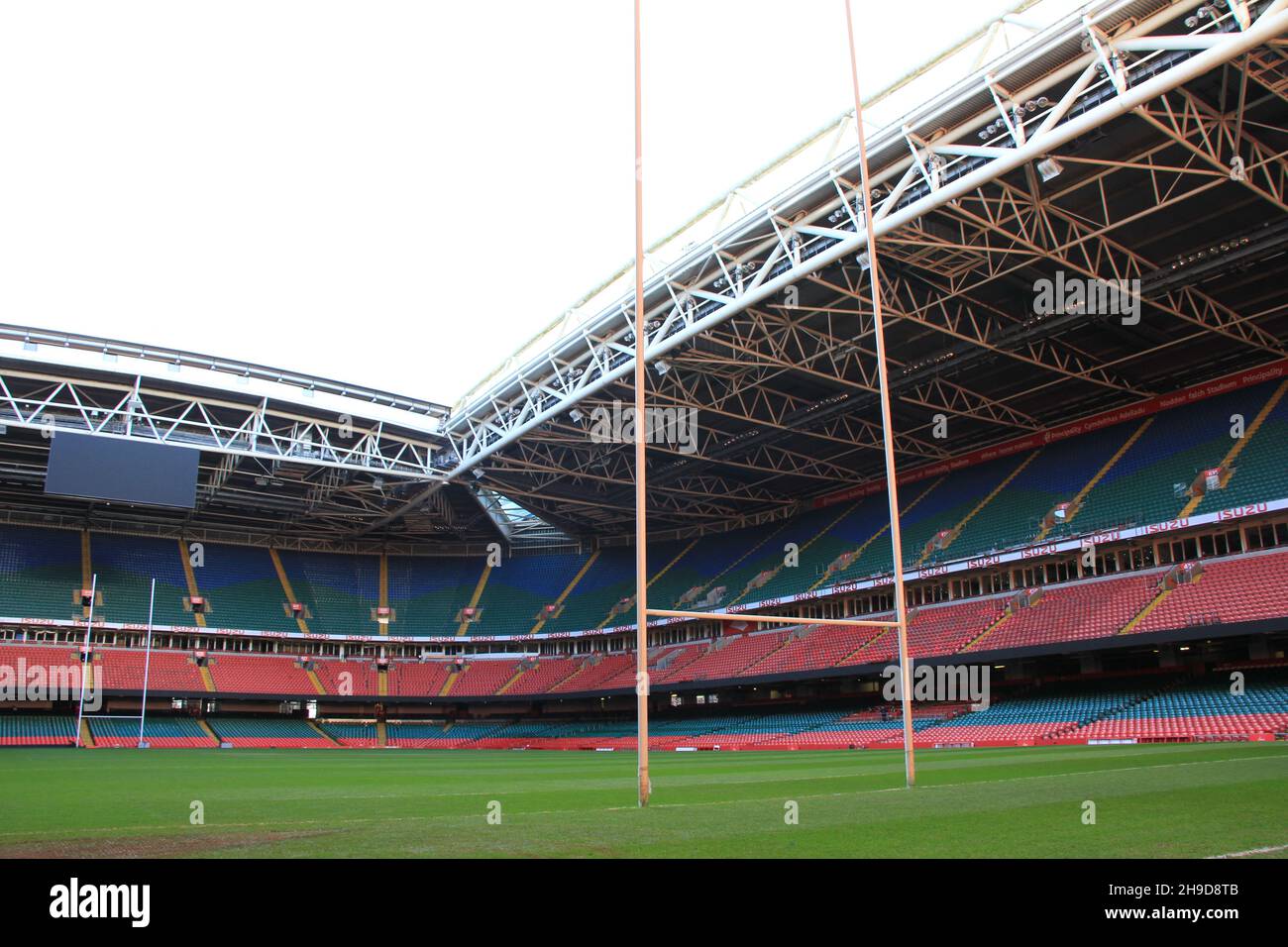 Inside the Principality Stadium, Cardiff, Wales Stock Photo - Alamy