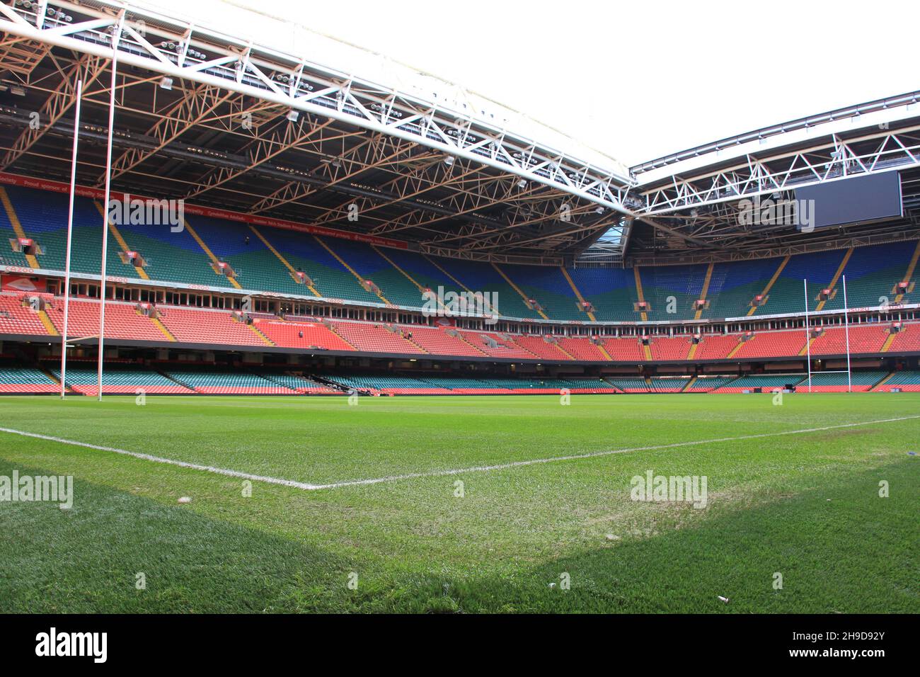 Inside the Principality Stadium, Cardiff, Wales Stock Photo - Alamy