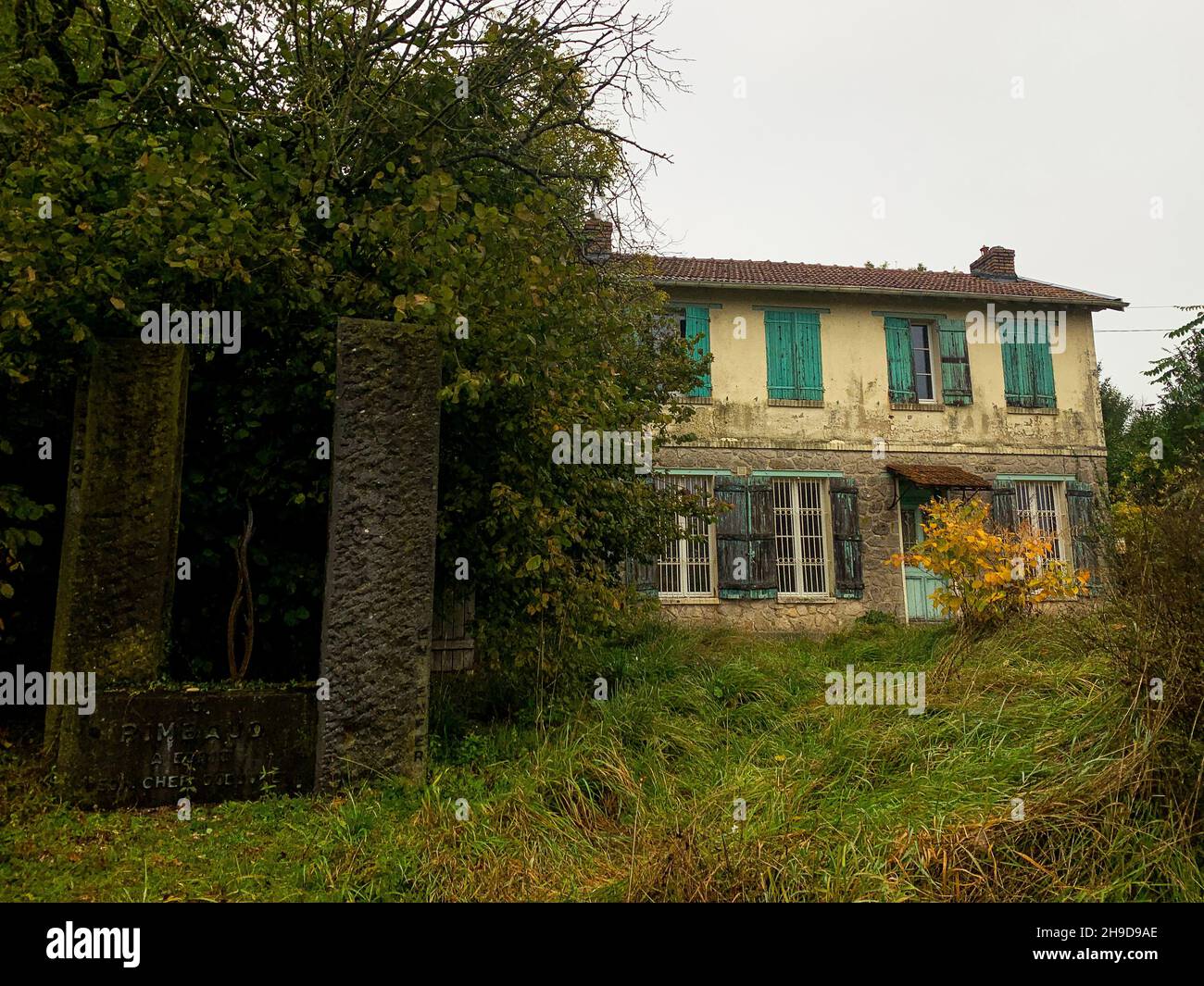 Family house of French poet Arthur Rimbaud, Roche, Ardennes department ...