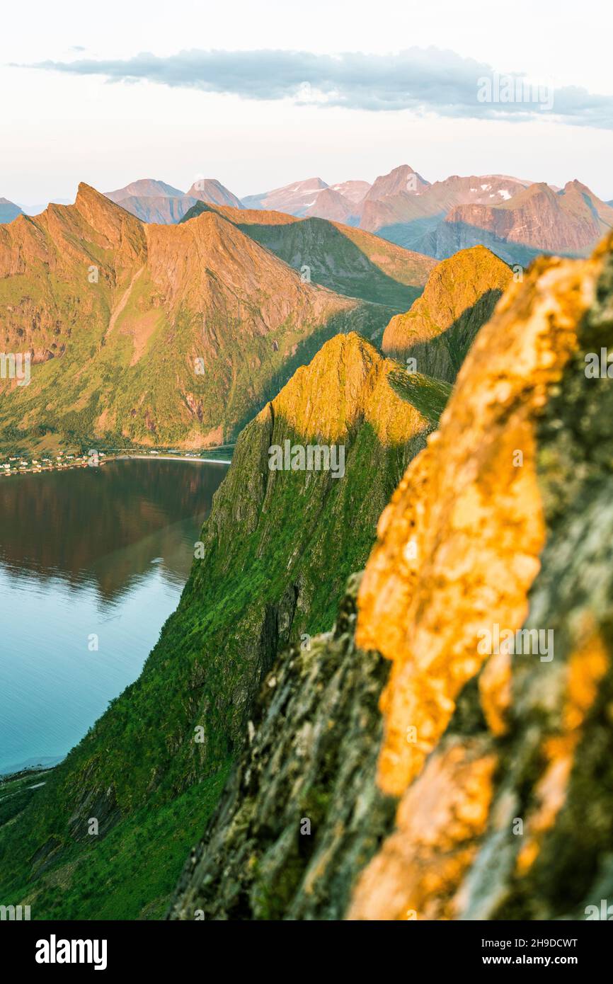 Senja aerial view hi-res stock photography and images - Alamy