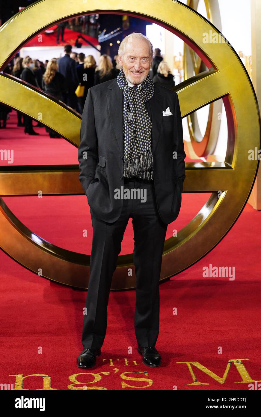 Charles Dance attending the world premiere of the film, The King's Man ...