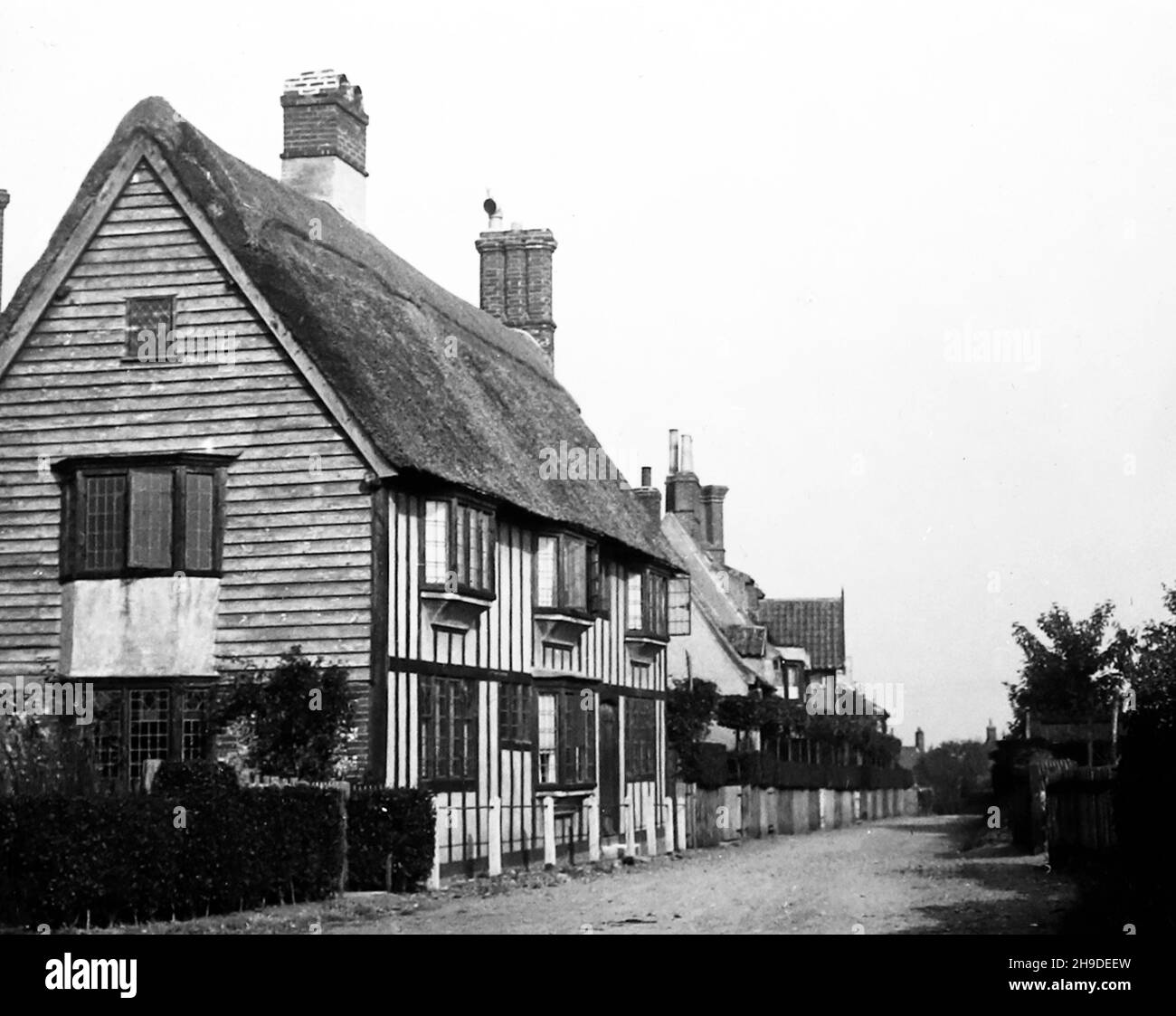 Houses in Blythburgh, Suffolk, early 1900s Stock Photo - Alamy