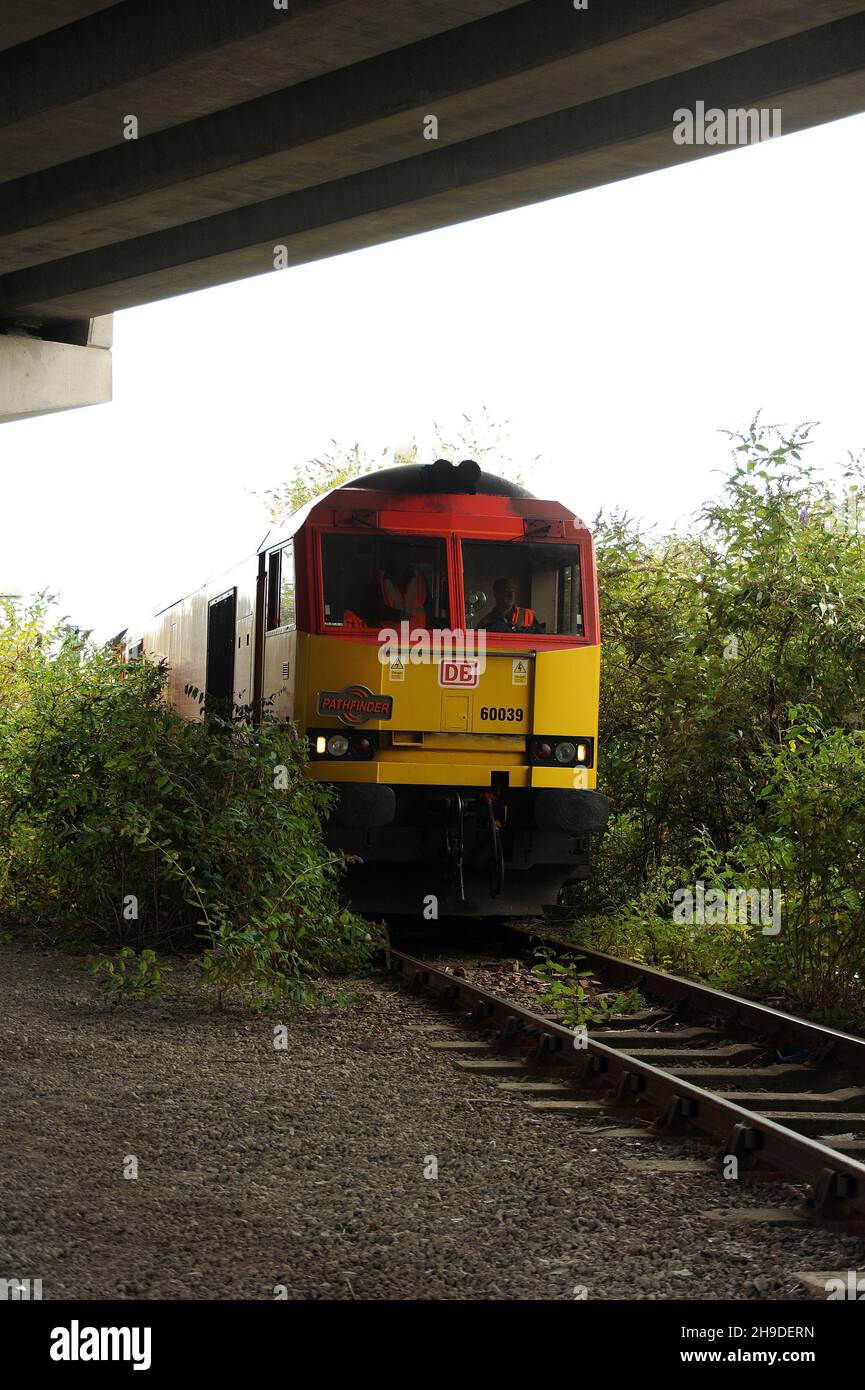 "60039" heads the "Taffy Tug 2" Railtour away from Baglan Bay Stock ...