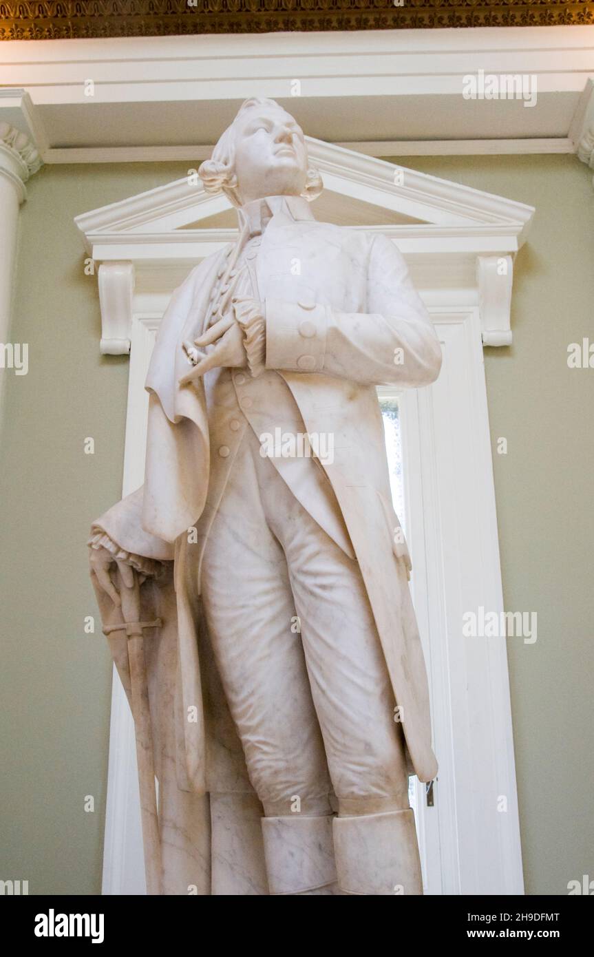 Statue of Dr Joseph Warren in Bunker Hill Boston Massachusetts USA ...