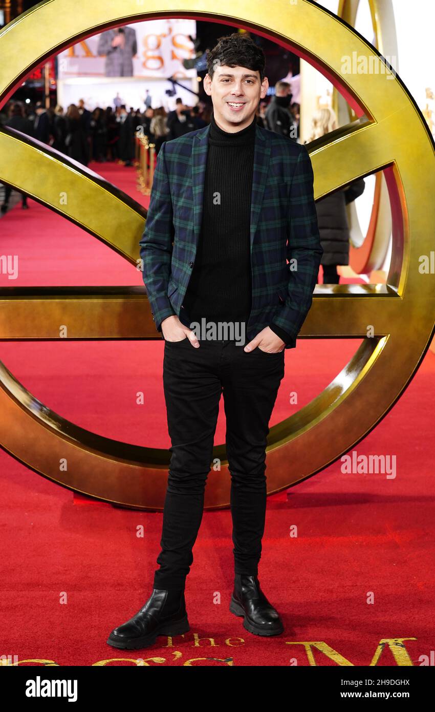 Matt Richardson attending the world premiere of the film, The King's ...
