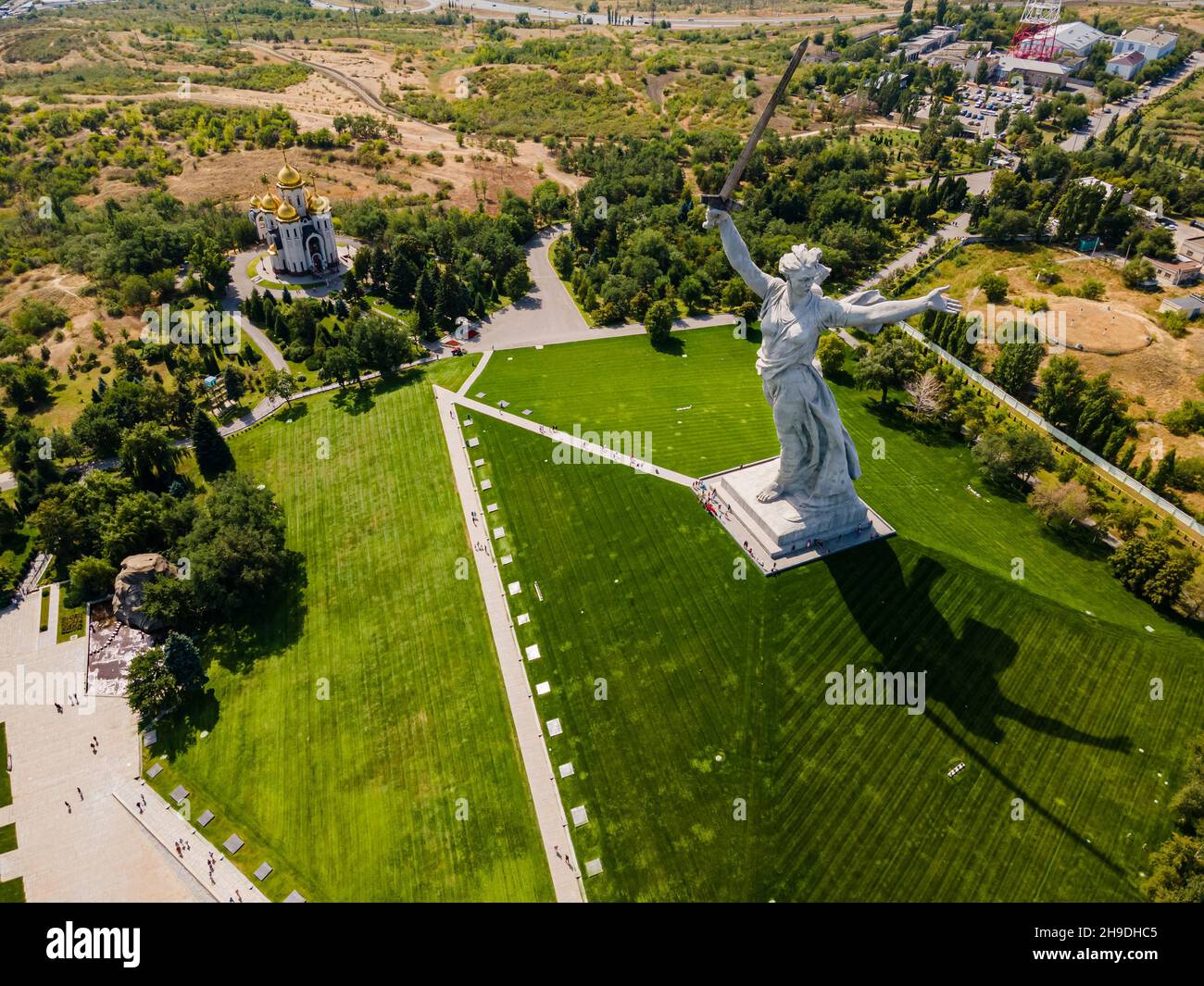 Volgograd aerial hi-res stock photography and images - Alamy