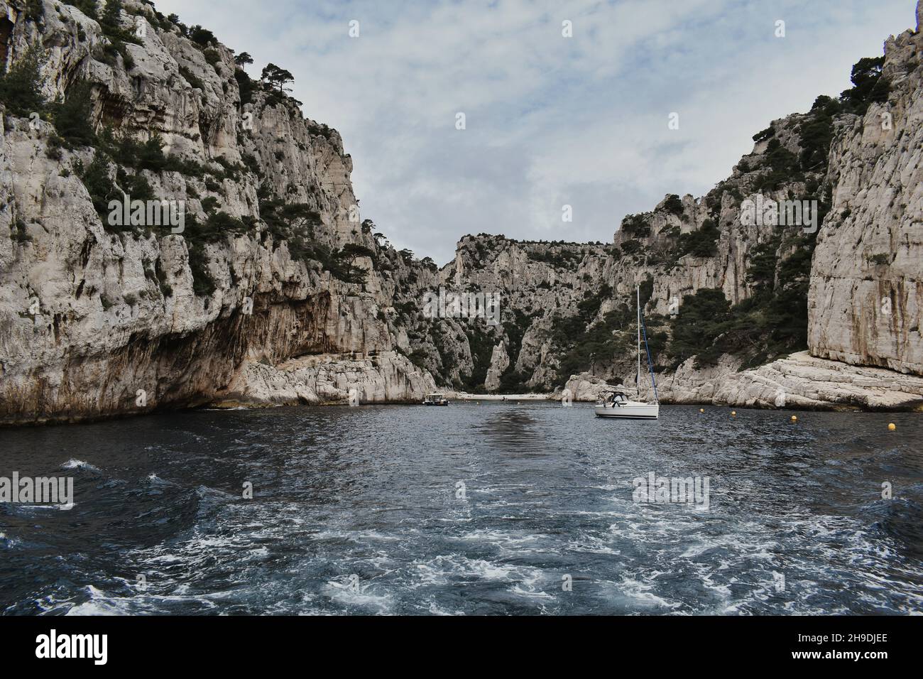 Calanques, between Cassis and Marseille, South of France Stock Photo ...