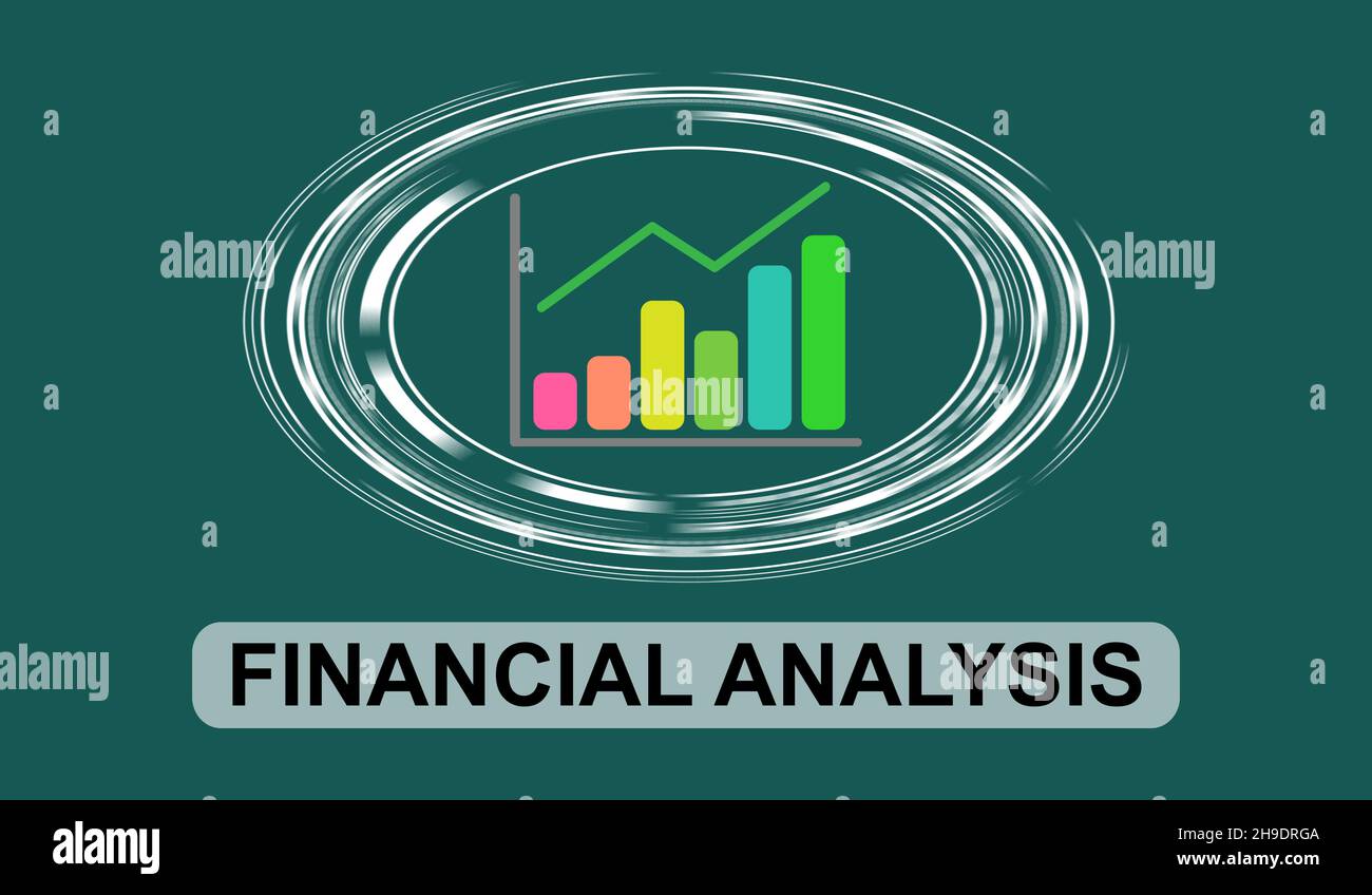 Illustration of a financial analysis concept Stock Photo - Alamy
