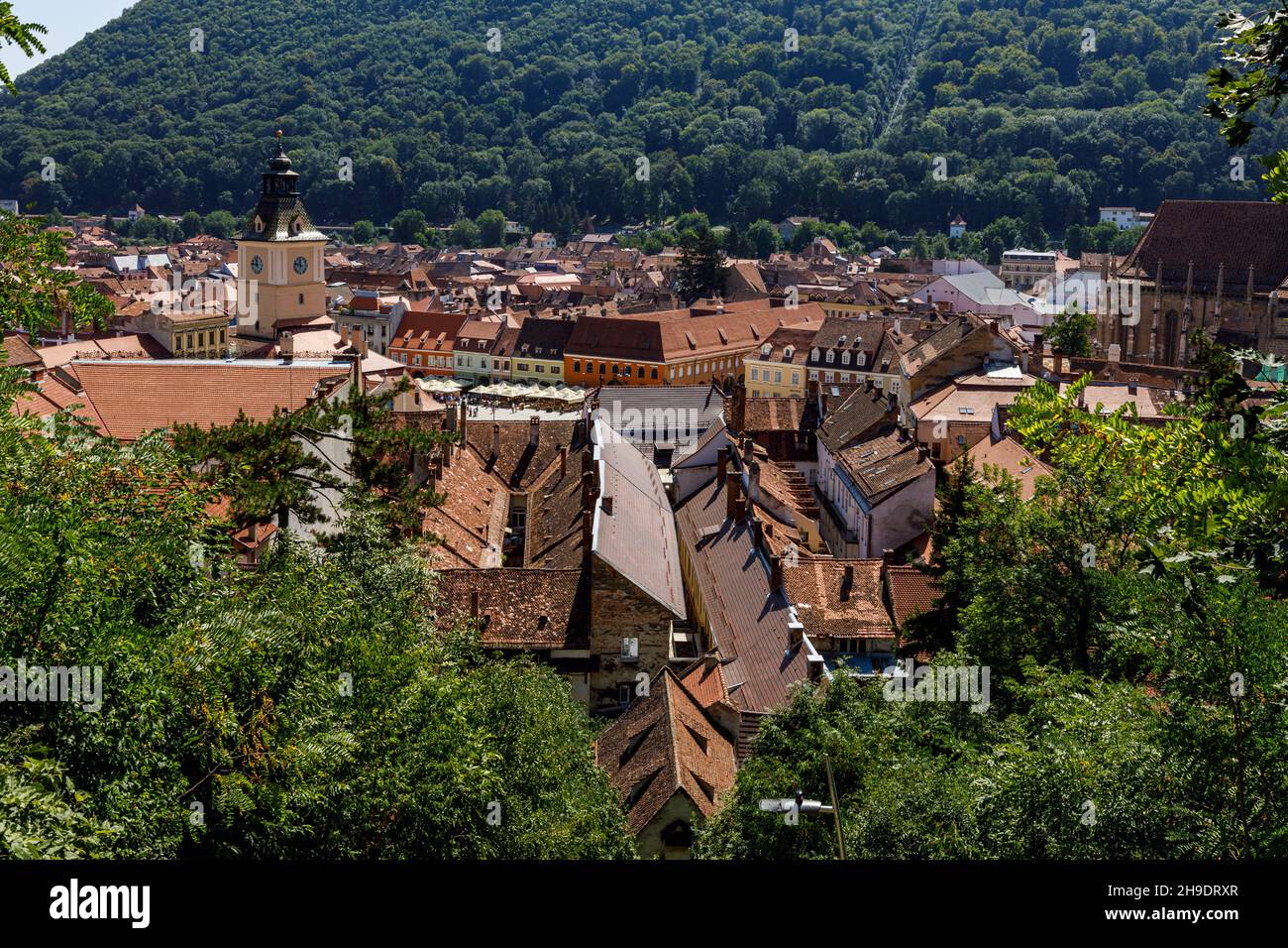 The city of Brasov in Romania Stock Photo - Alamy