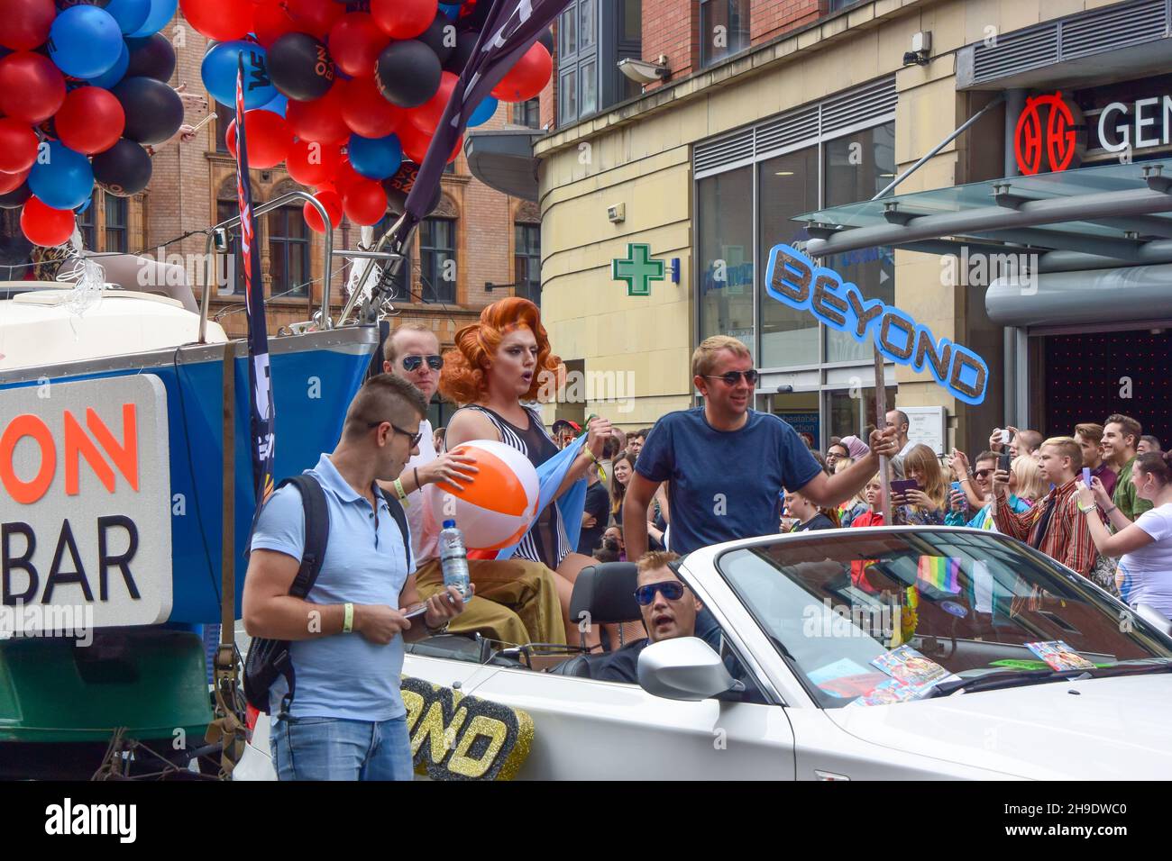 Manchester pride street scene hi-res stock photography and images - Alamy