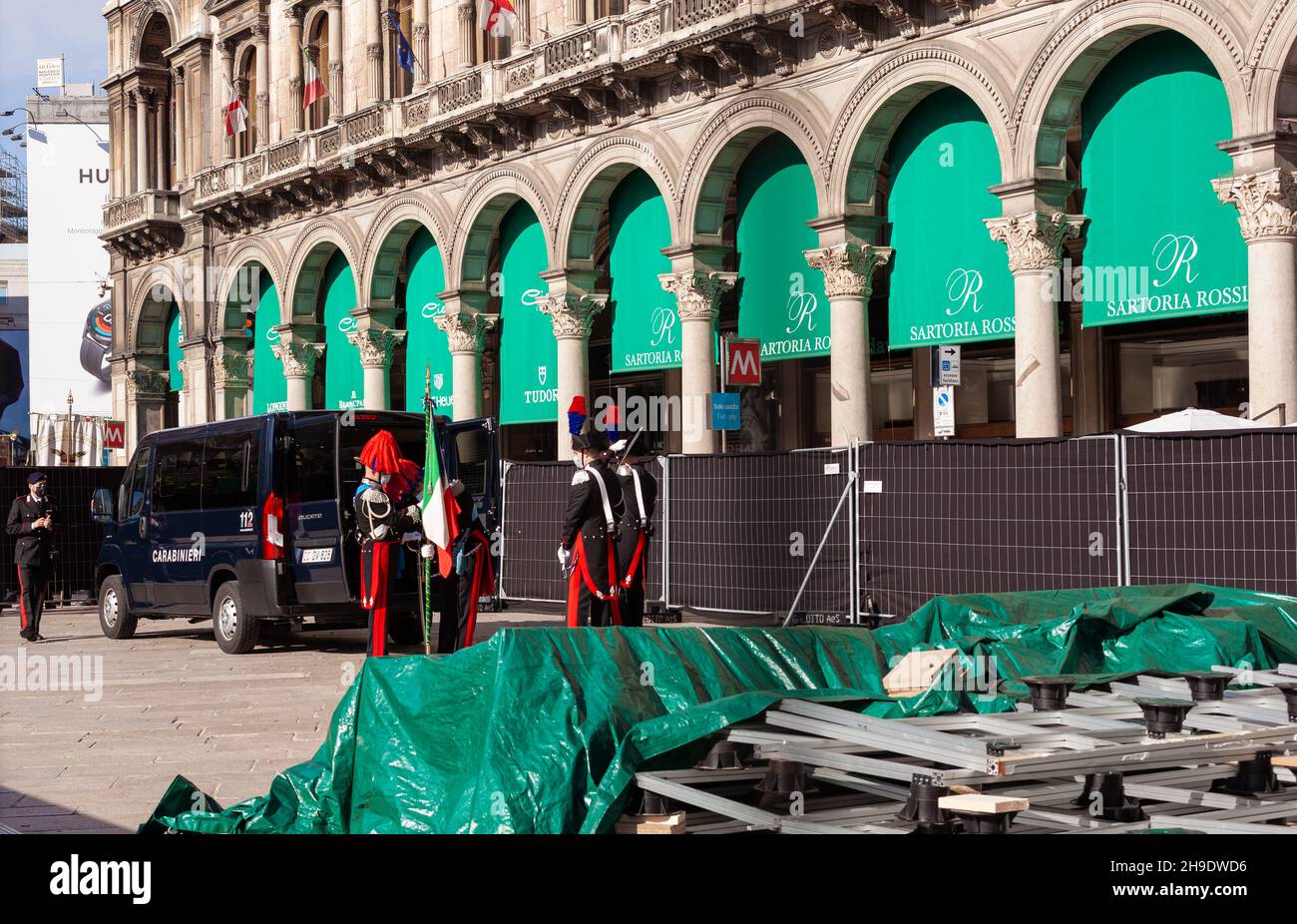 Milan, Italy-November, 04: Carabinieri during the Italian military ...
