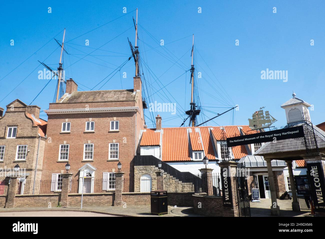 Wingfield castle paddle steamer hartlepool museum hi-res stock ...