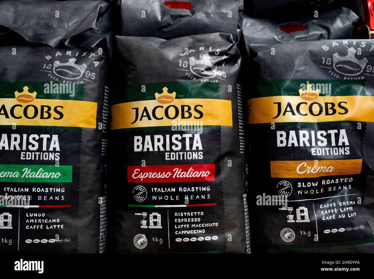 Jacobs barista hi-res stock photography and images - Alamy