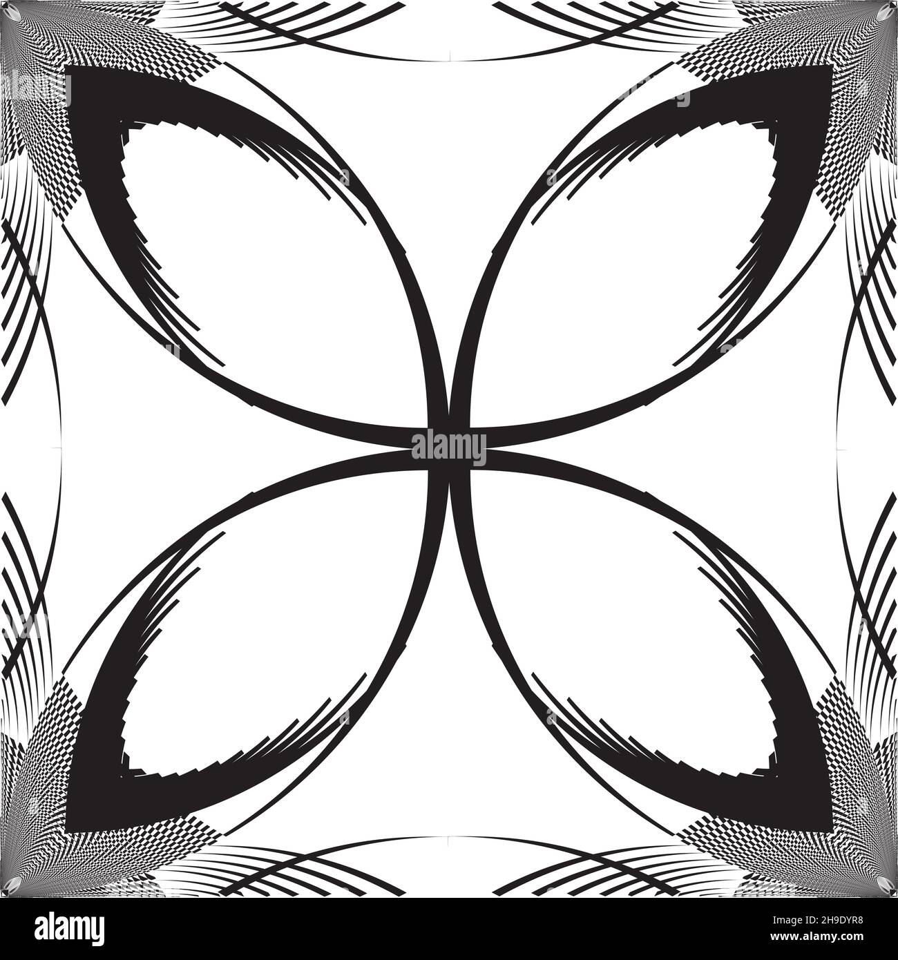 Abstract arabesque black emmerging butterfly inside project designer ...