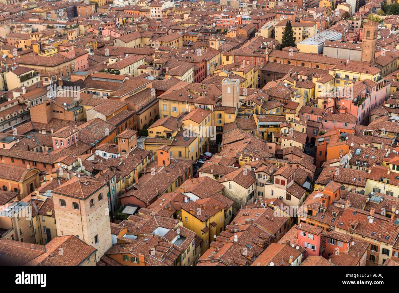 Aerial view of Bologna, Italy Stock Photo - Alamy