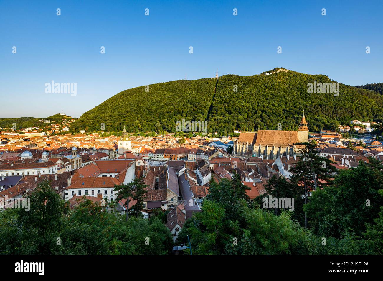 The city of Brasov in Romania Stock Photo - Alamy