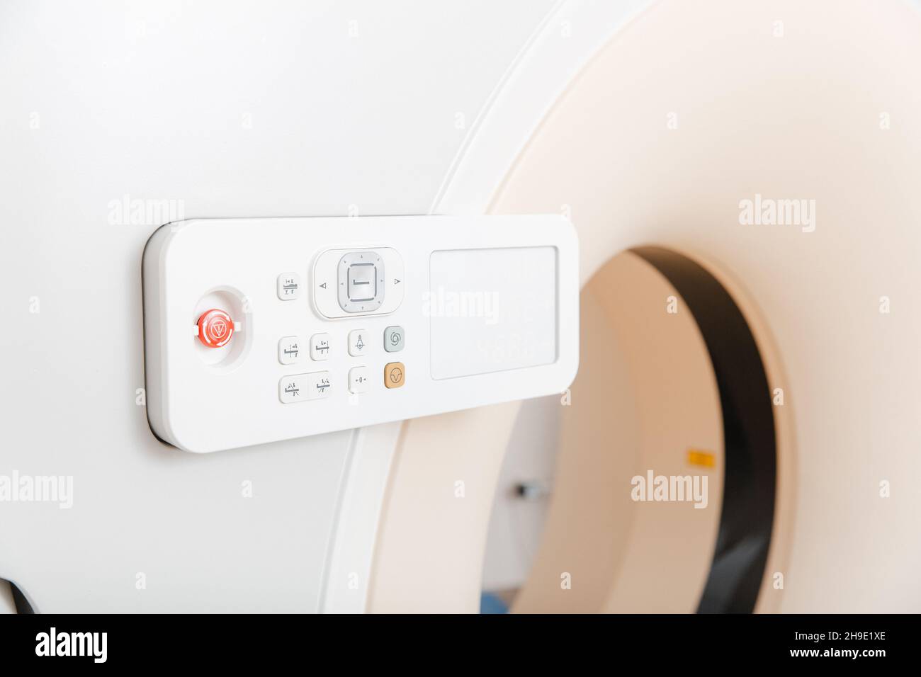 Medical CT or MRI Scan in the modern hospital laboratory. Interior of ...