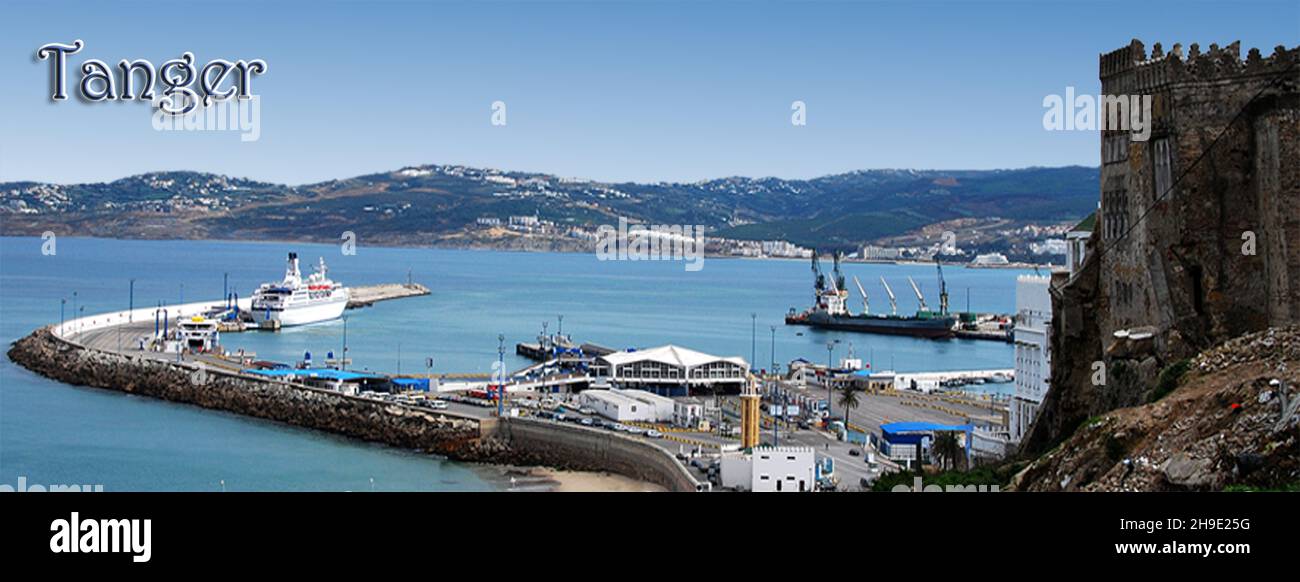 The mythical city of Tangier in Morocco Stock Photo - Alamy