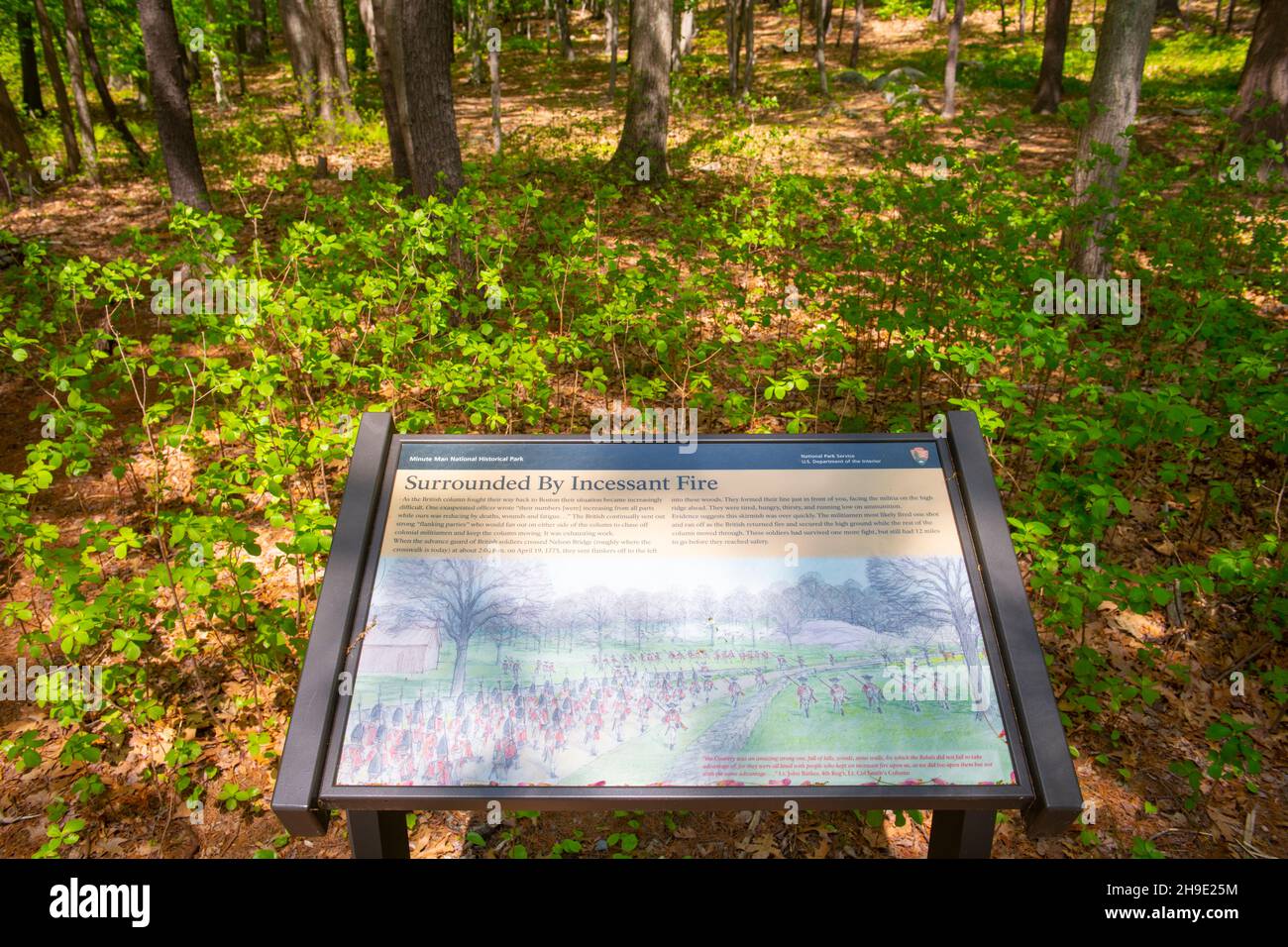 Surrounded by Incessant Fire of Battles of Lexington and Concord in ...