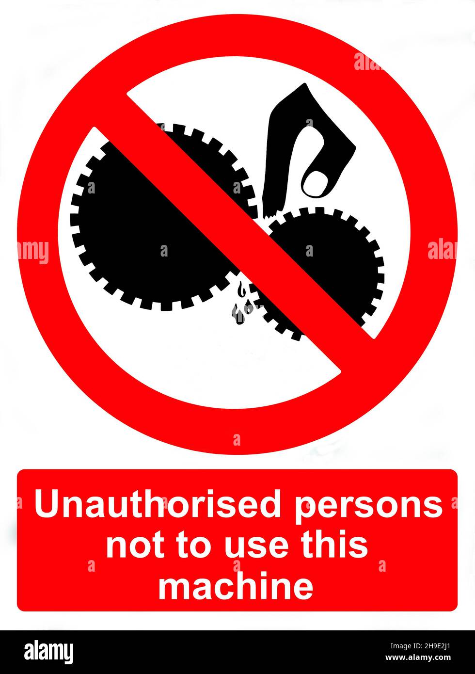 Unauthorised signage hi-res stock photography and images - Alamy