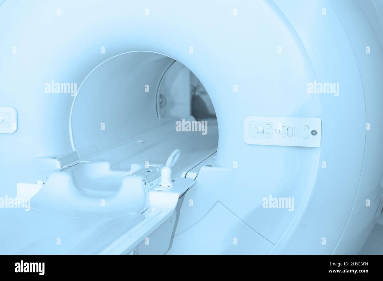 Medical CT or MRI Scan in the modern hospital laboratory. Interior of ...