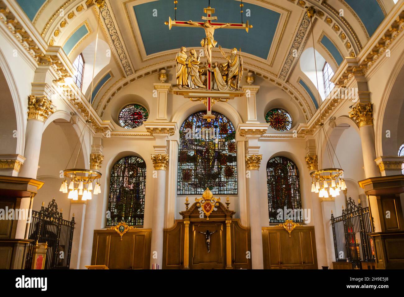 St Mary-le-Bow church built by Christopher Wren in the 17th century ...
