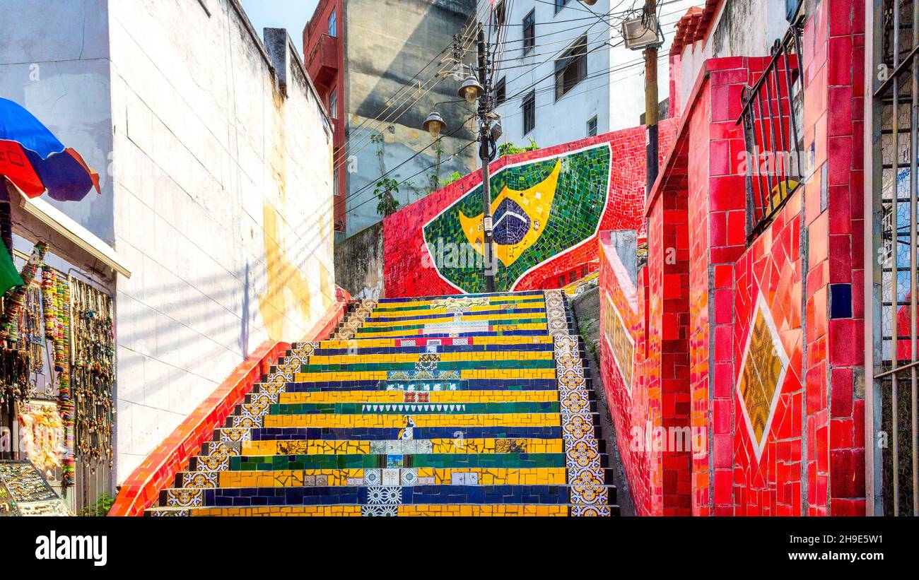 The selaron steps local hi-res stock photography and images - Alamy