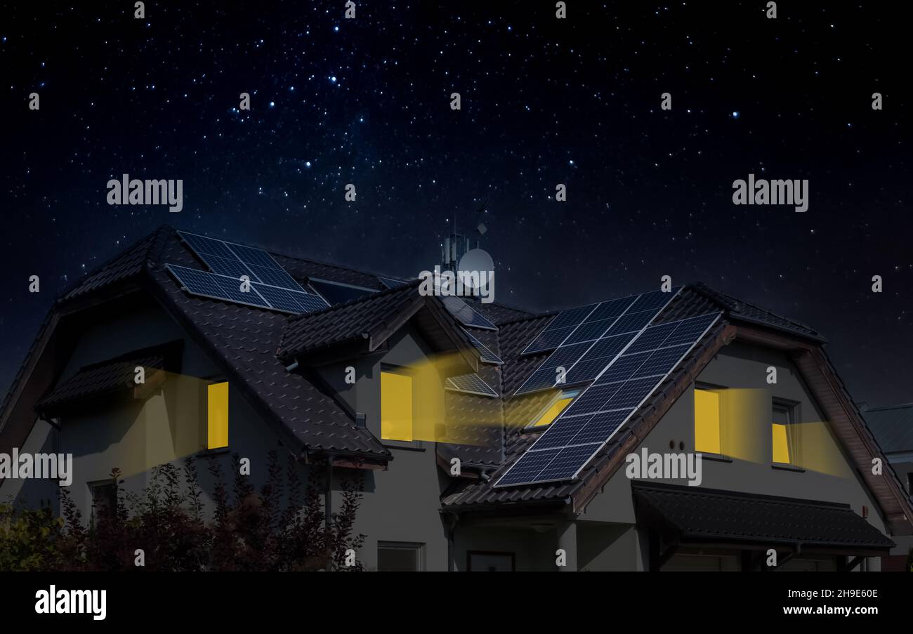 Solar energy at home hi-res stock photography and images - Alamy
