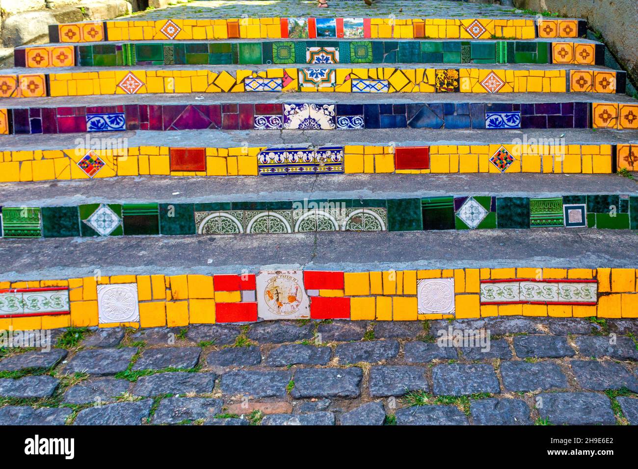 Selaron Steps, Rio de Janeiro, Brazil Stock Photo - Alamy