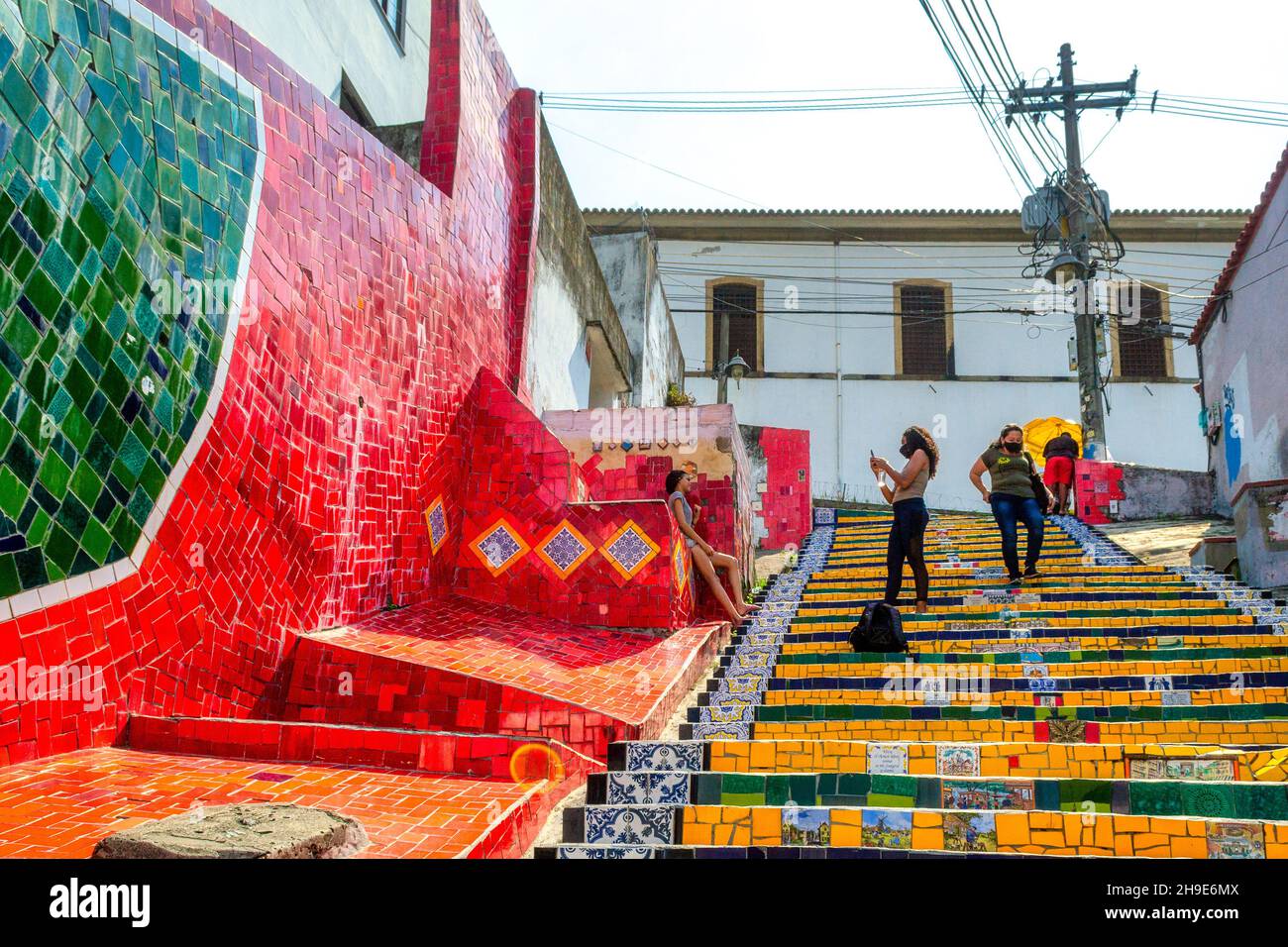 The selaron steps local hi-res stock photography and images - Alamy