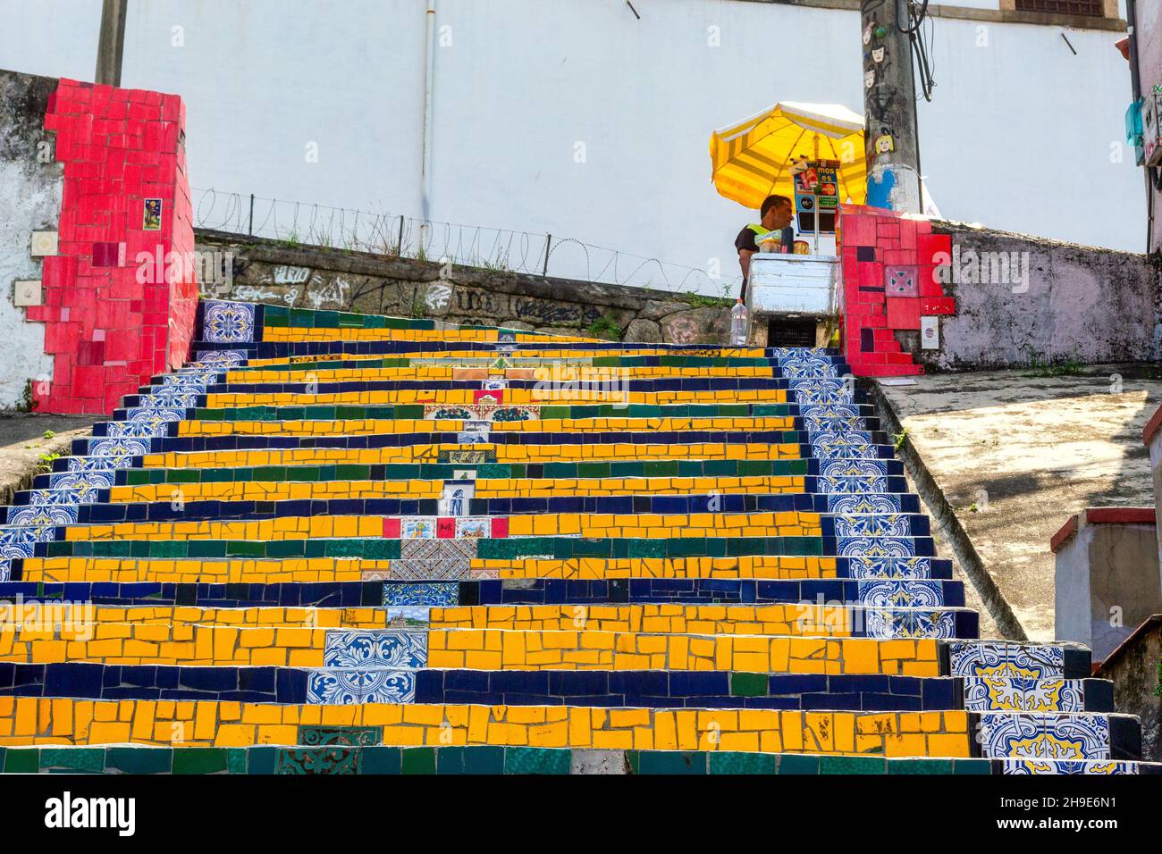 Selaron Steps, Rio de Janeiro, Brazil Stock Photo - Alamy