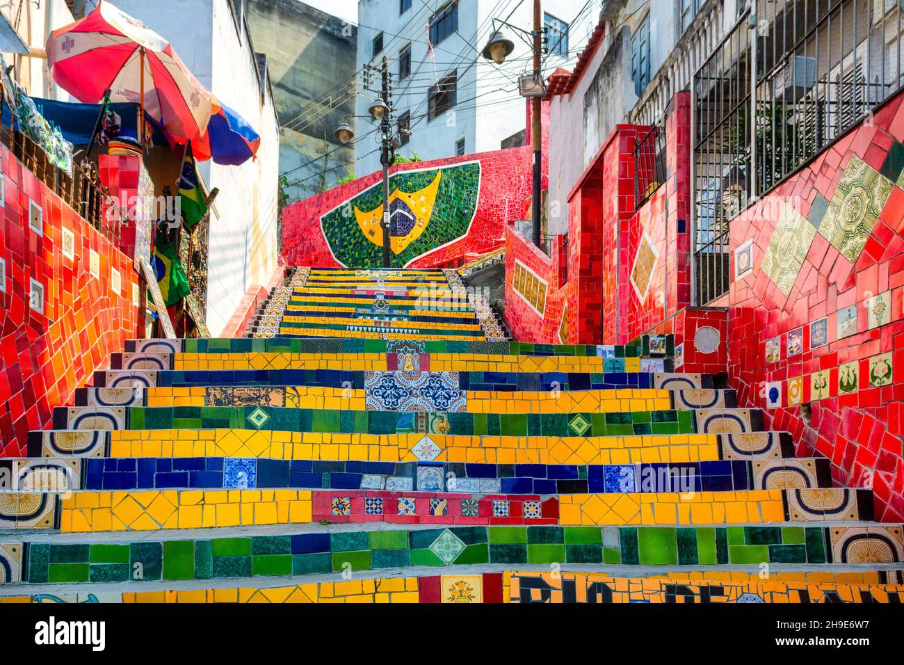 Selaron Steps, Rio de Janeiro, Brazil Stock Photo - Alamy